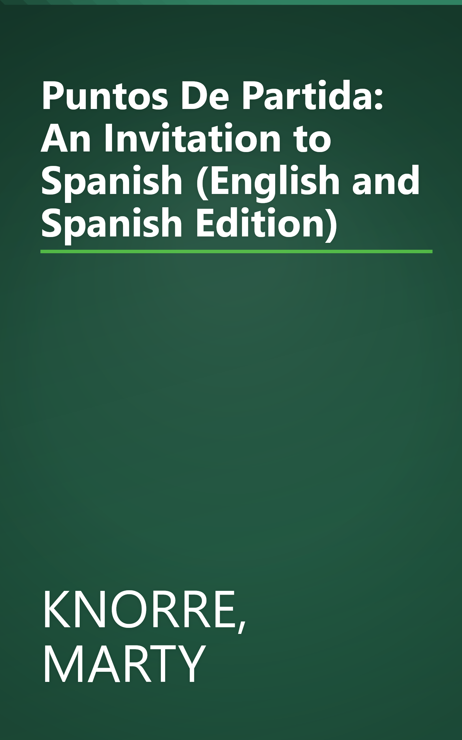 Puntos De Partida: An Invitation to Spanish (English and Spanish Edition) book cover