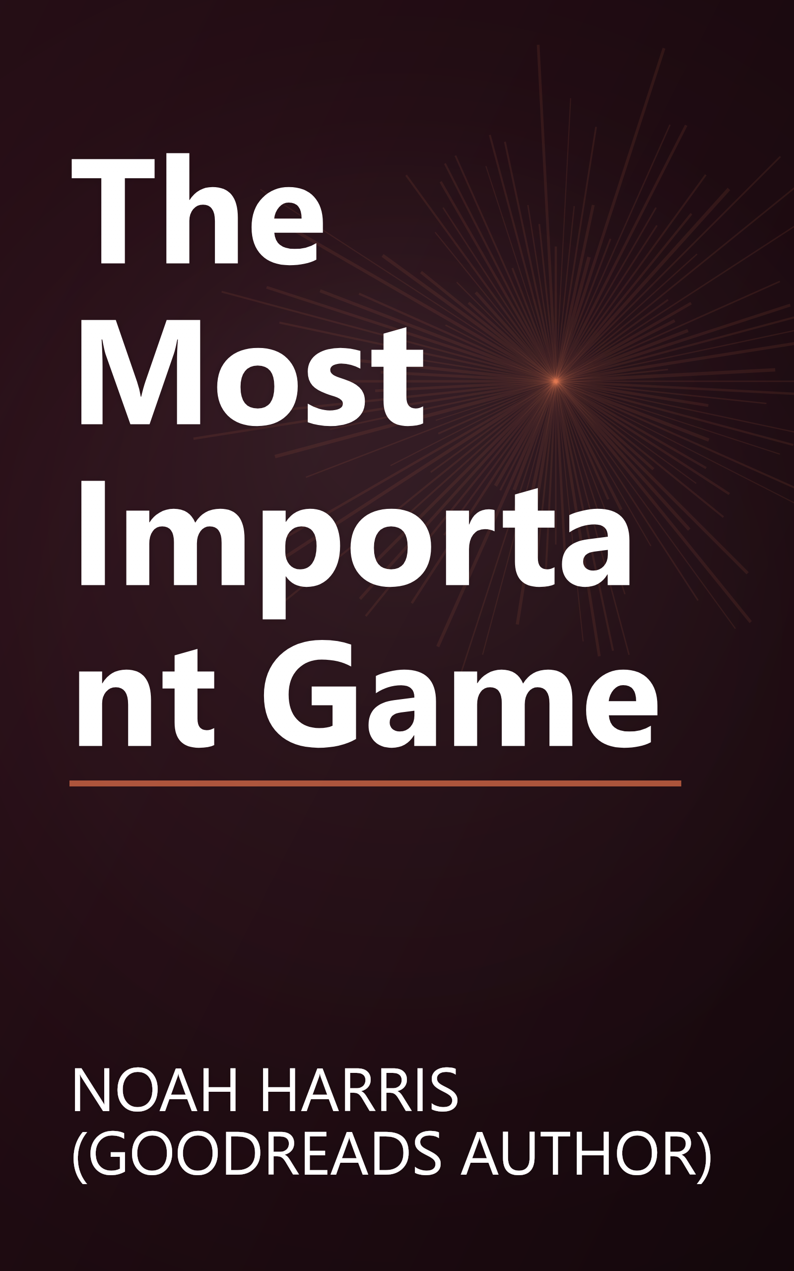 The Most Important Game book cover