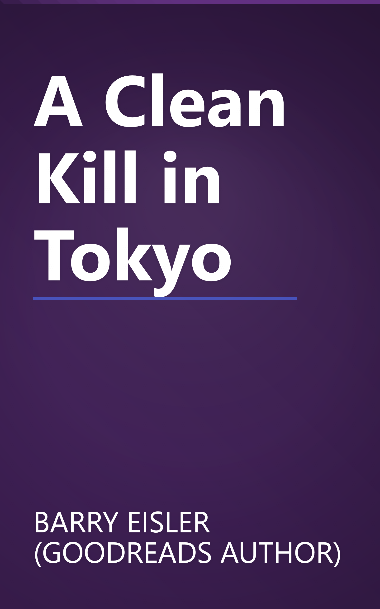 A Clean Kill in Tokyo book cover