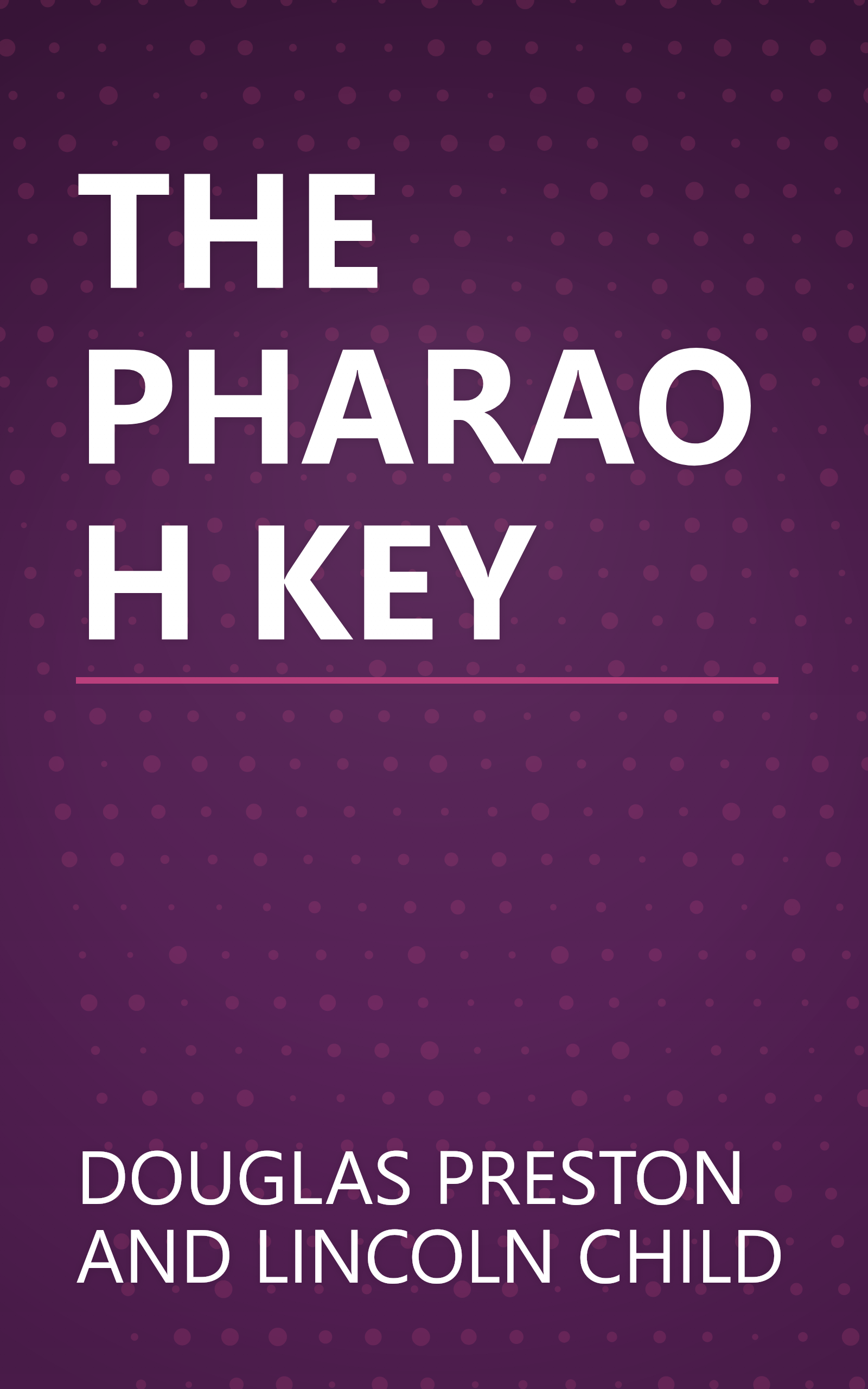 THE PHARAOH KEY book cover