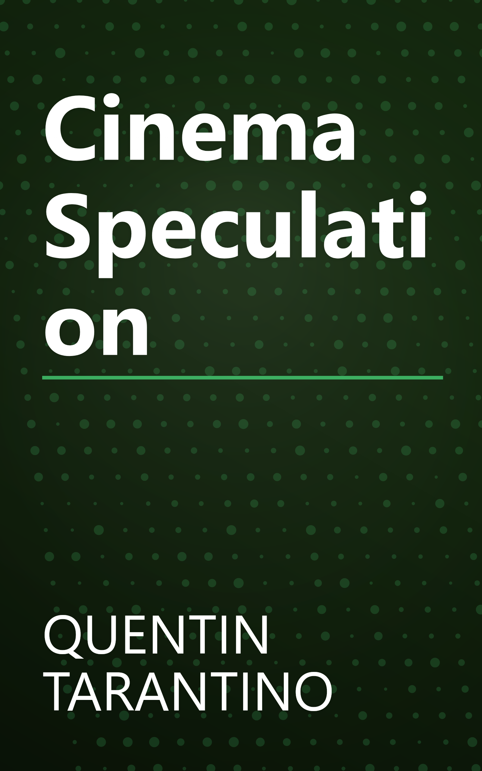 Cinema Speculation book cover