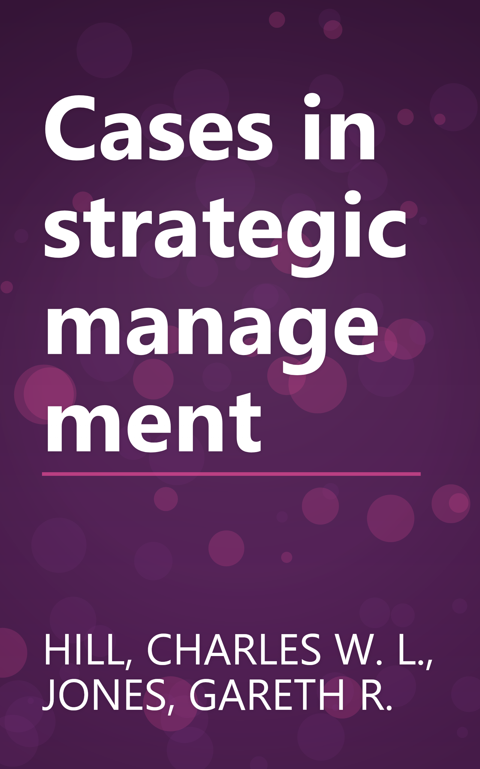 Cases in strategic management book cover
