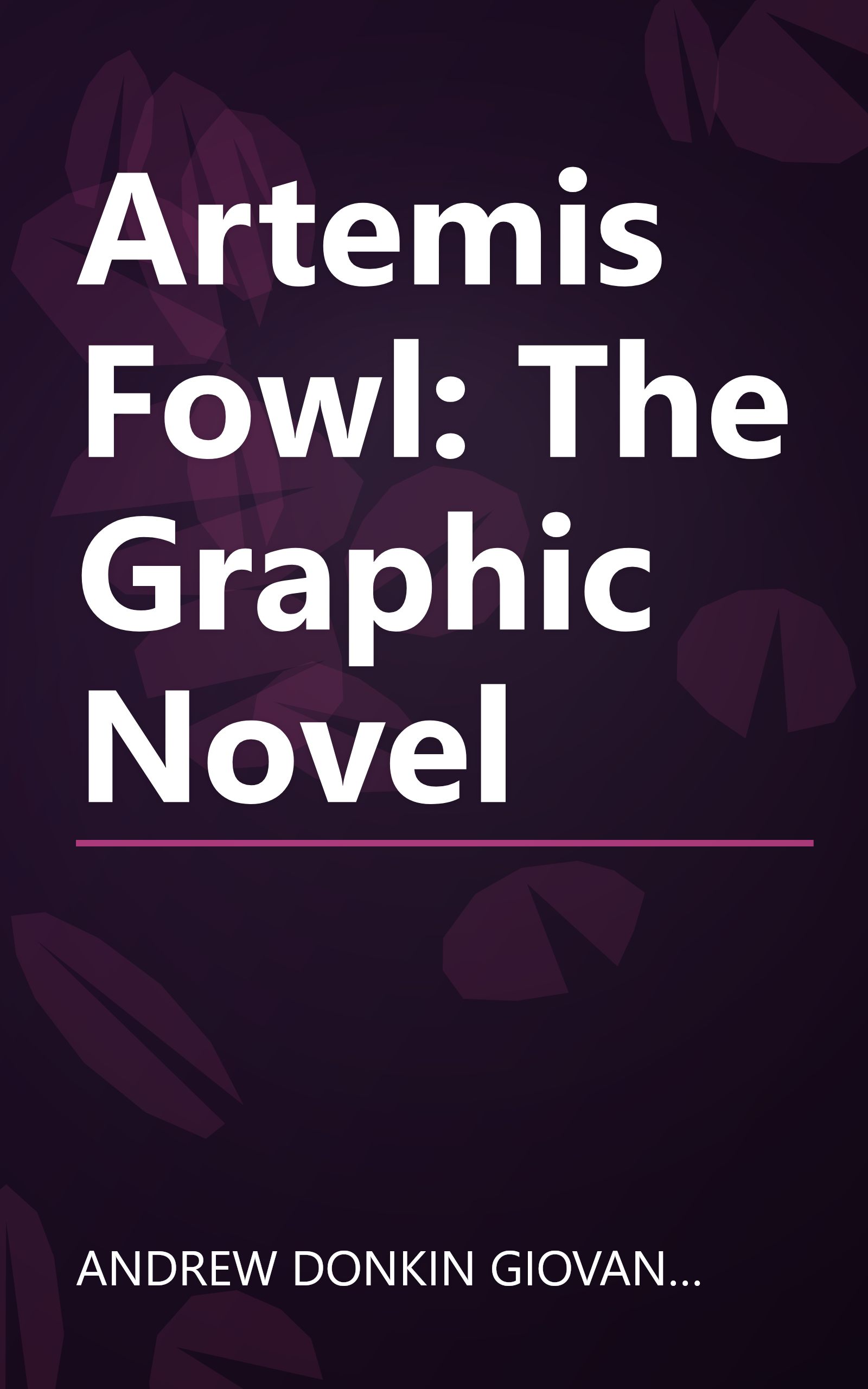 Artemis Fowl: The Graphic Novel book cover