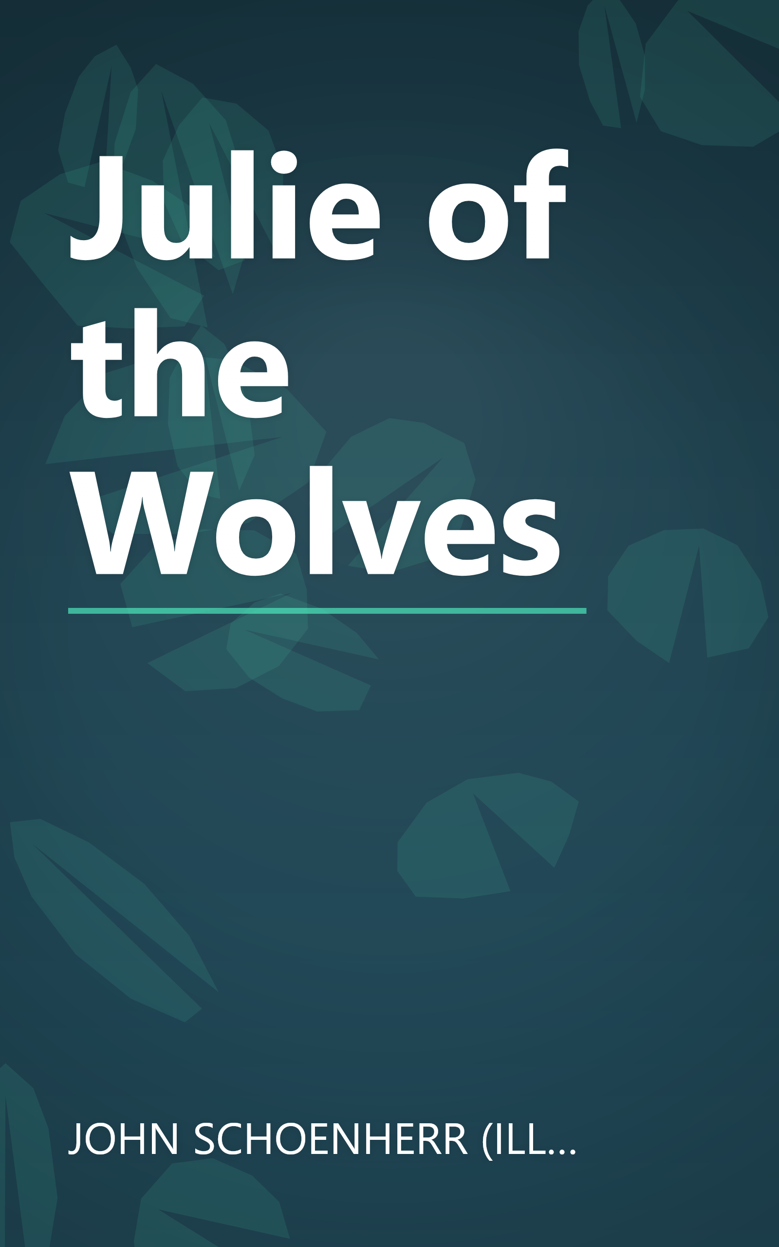 Julie of the Wolves book cover