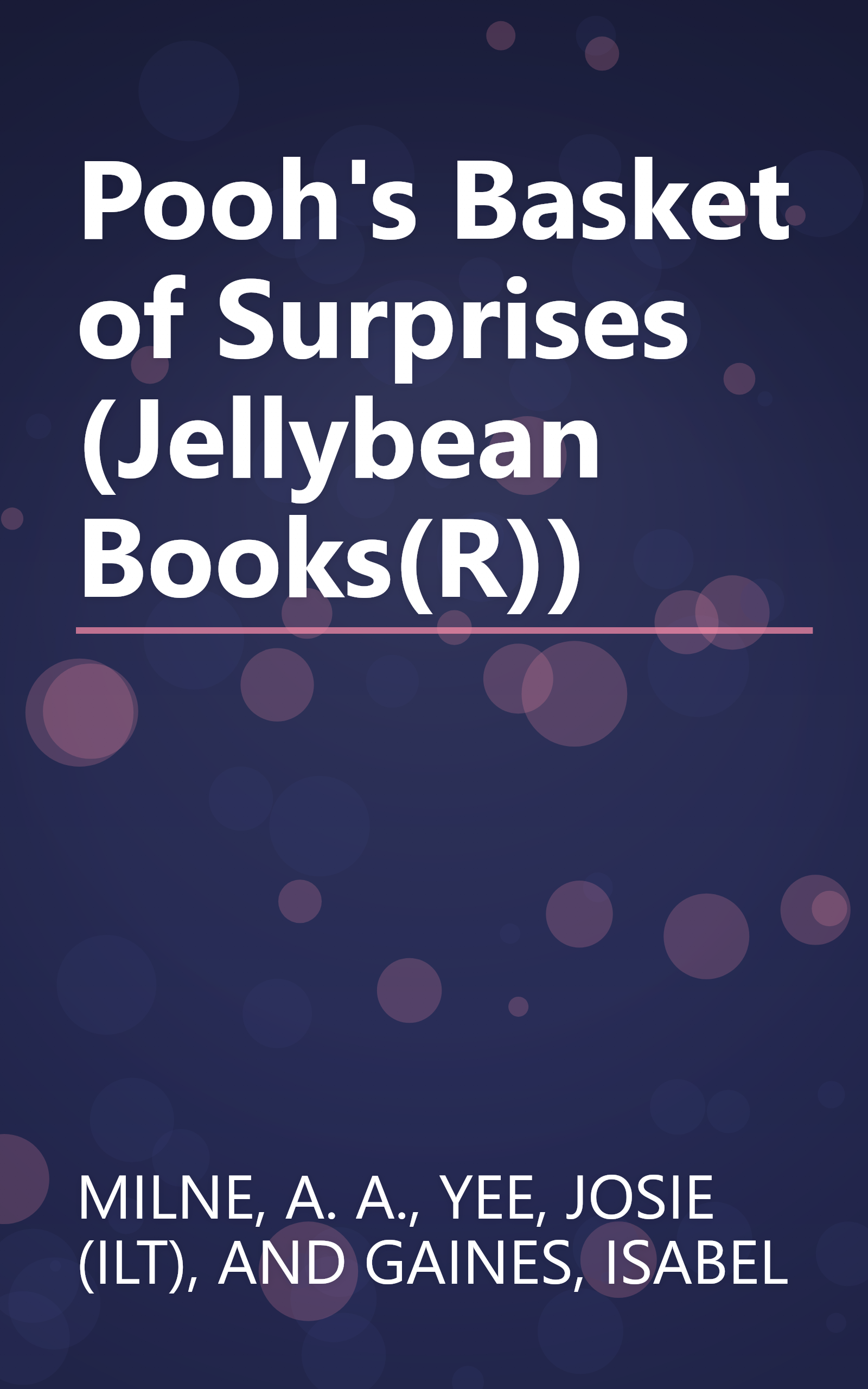 Pooh's Basket of Surprises (Jellybean Books(R)) book cover