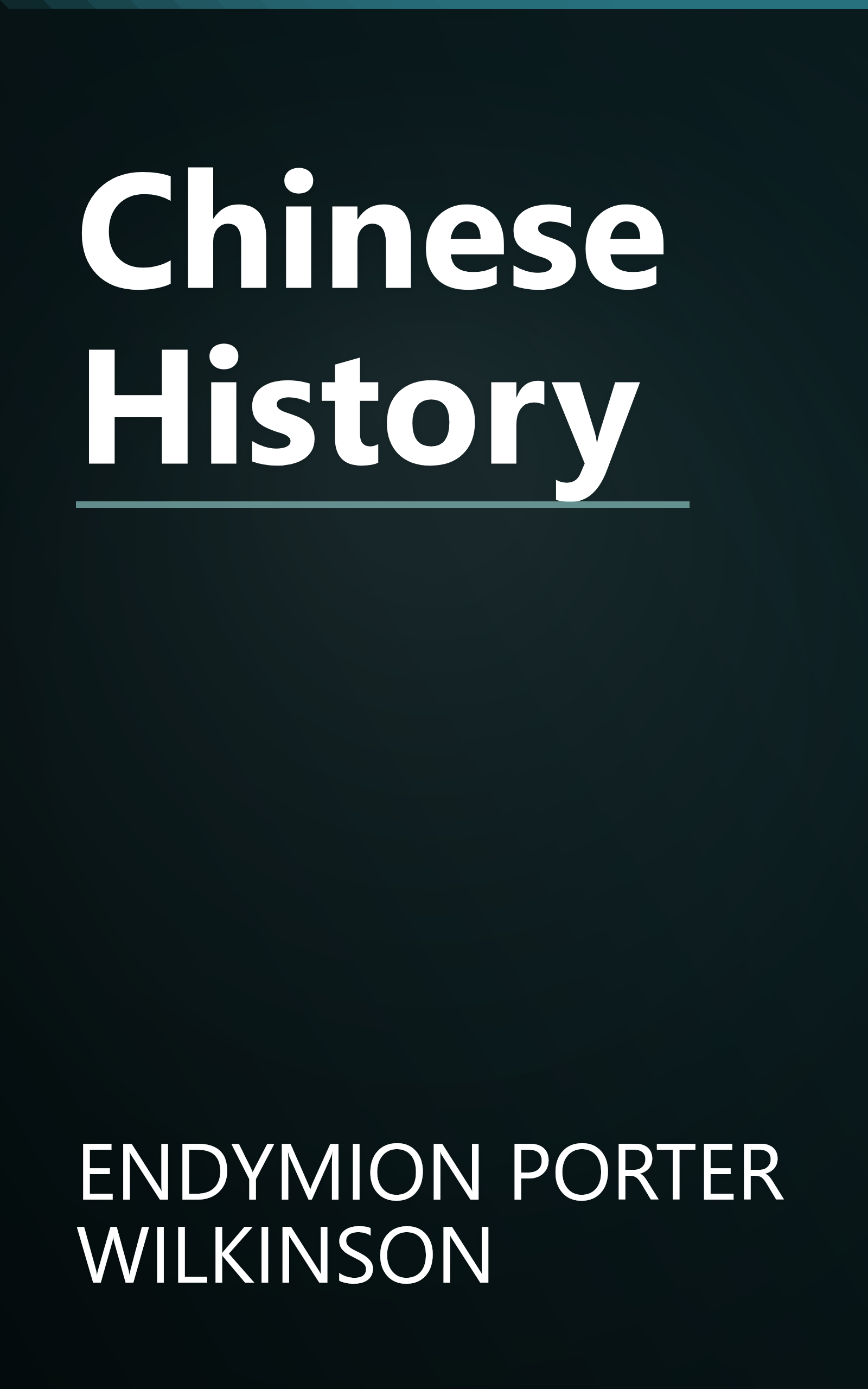Chinese History book cover