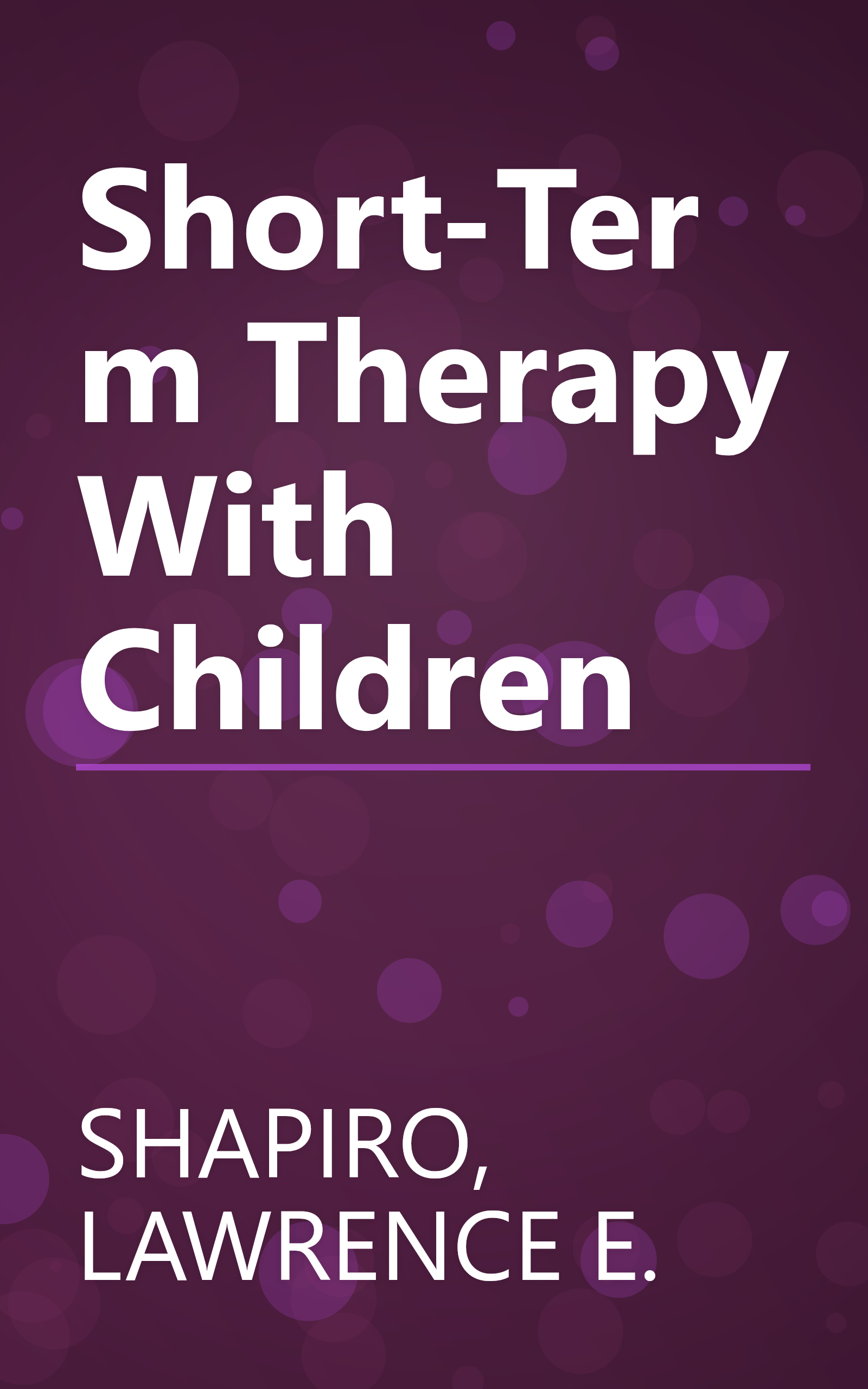 Short-Term Therapy With Children book cover