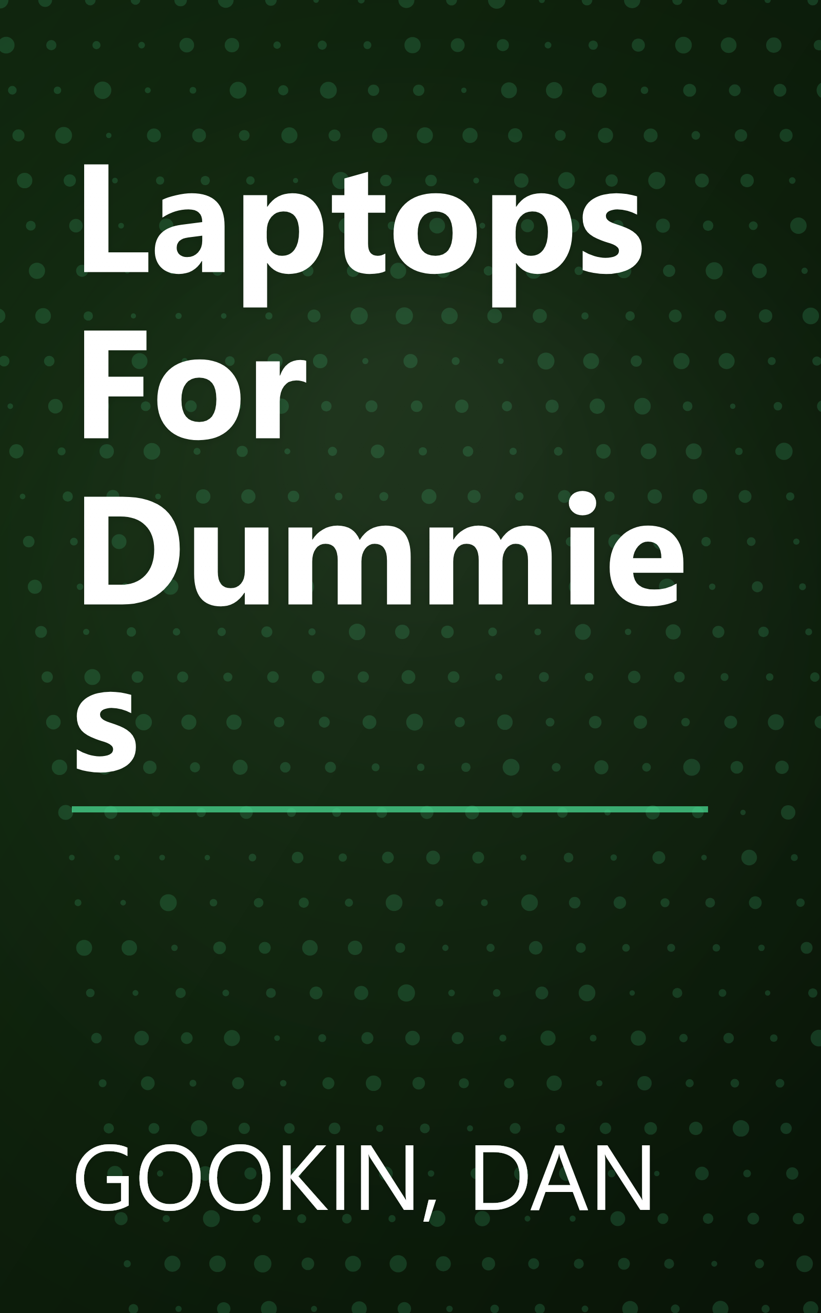 Laptops For Dummies book cover