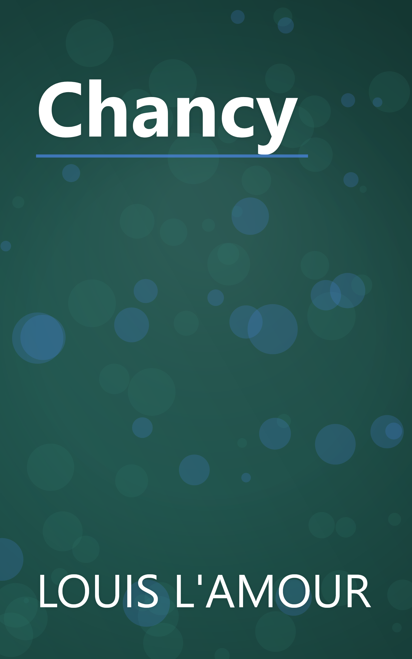 Chancy book cover