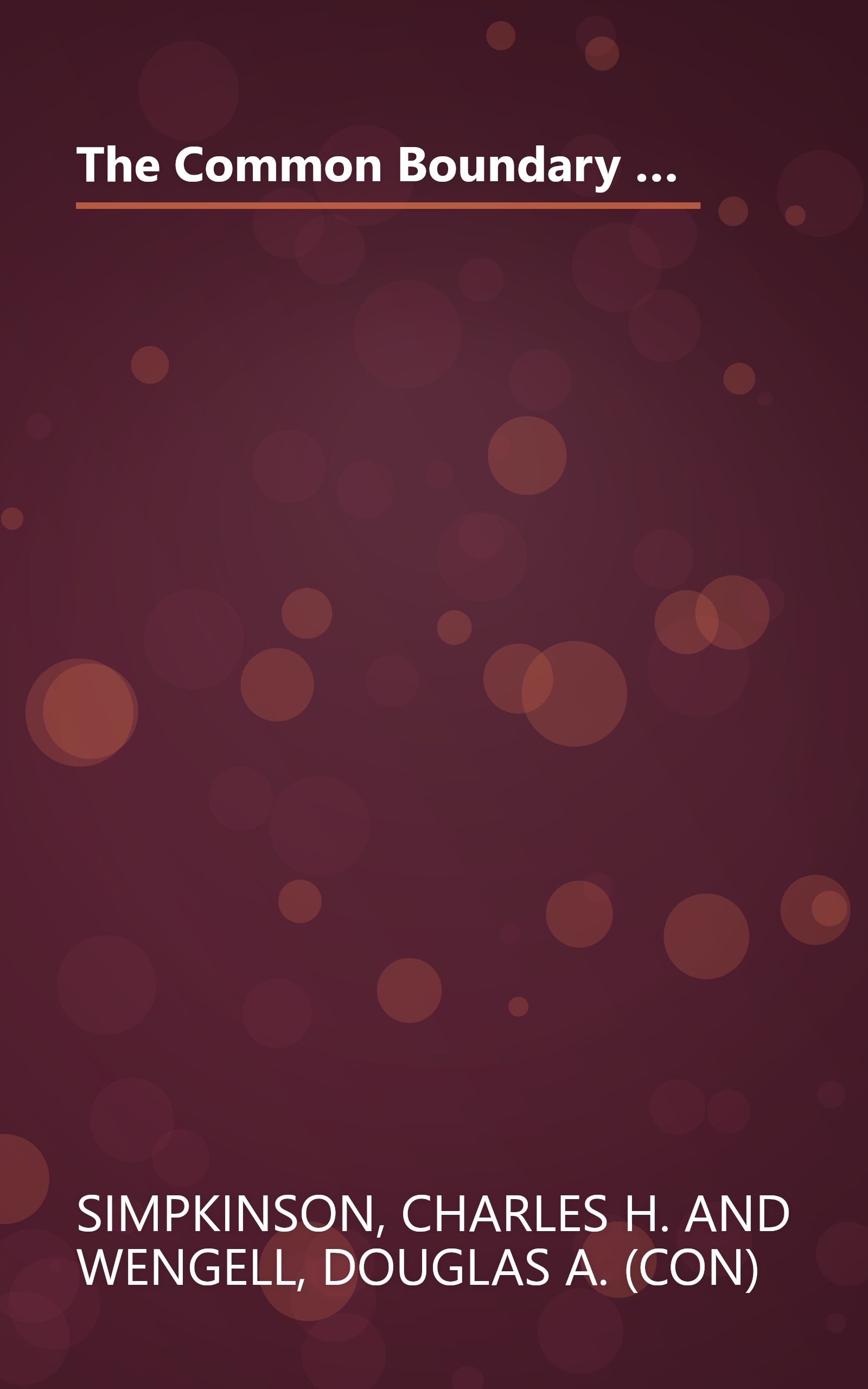 The Common Boundary Graduate Education Guide: Holistic Programs and Resources Integrating Spirituality and Psychology book cover