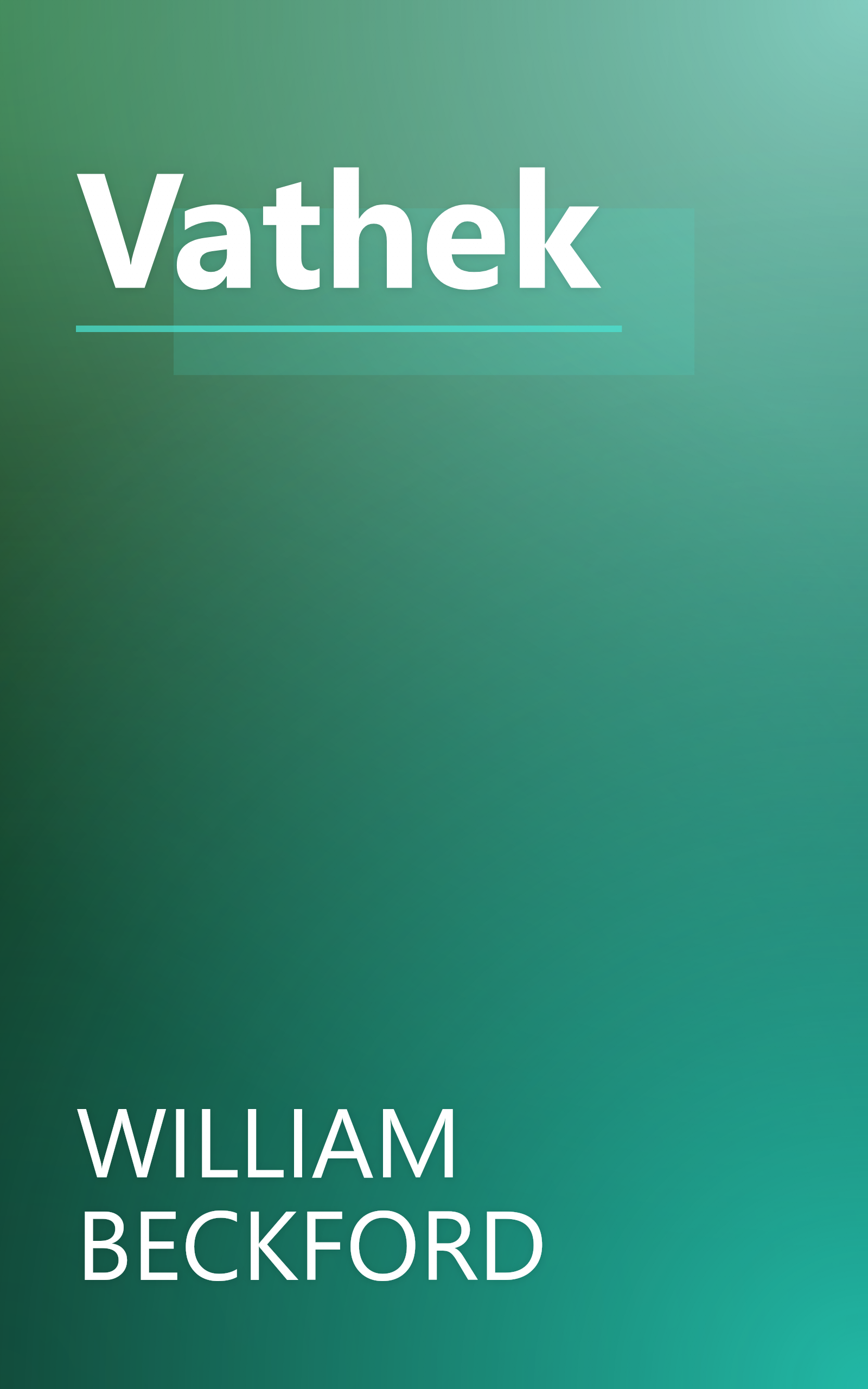Vathek book cover