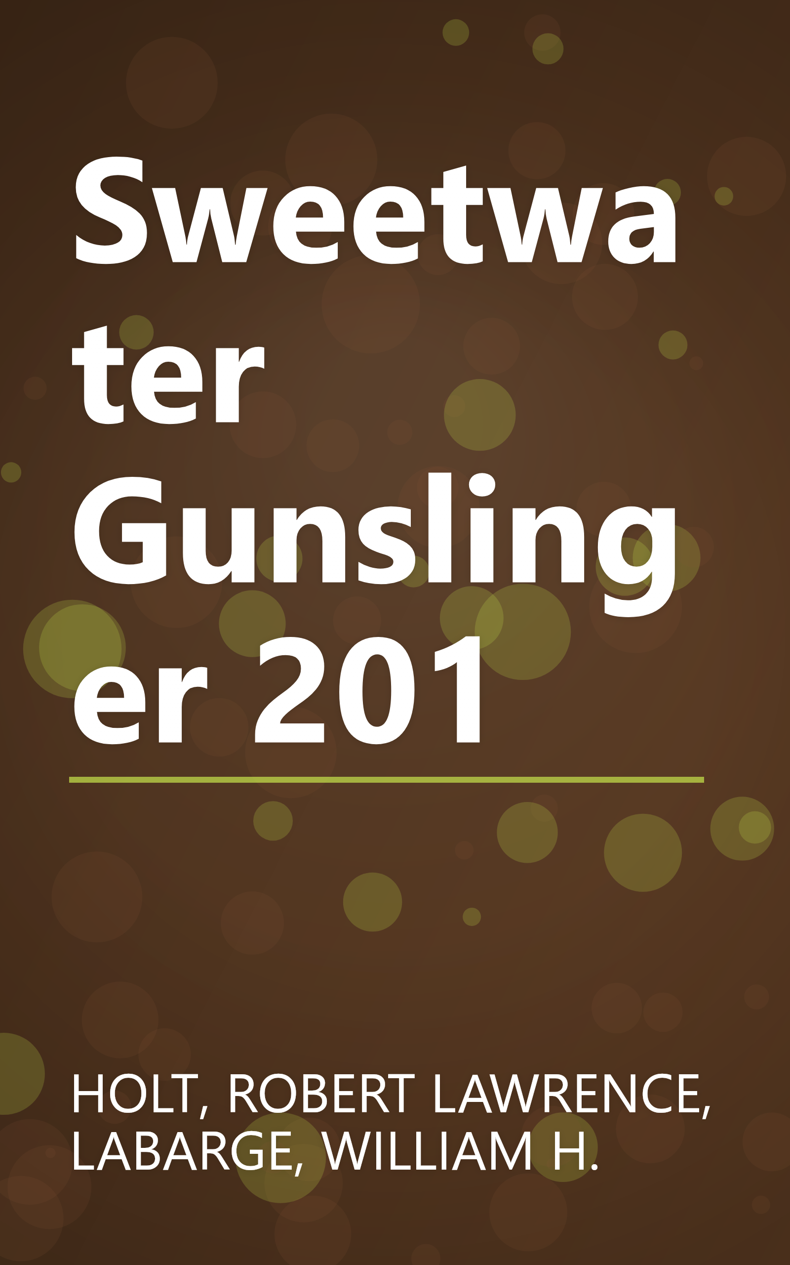 Sweetwater Gunslinger 201 book cover