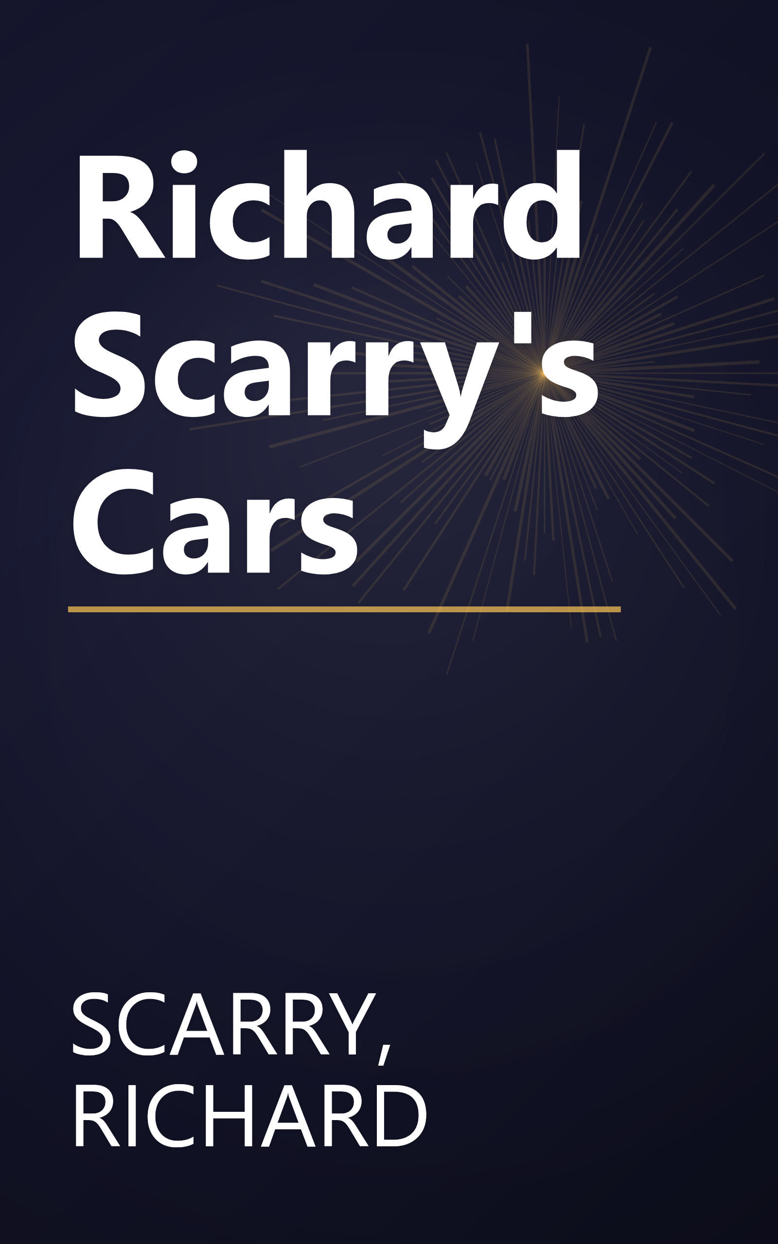 Richard Scarry's Cars book cover