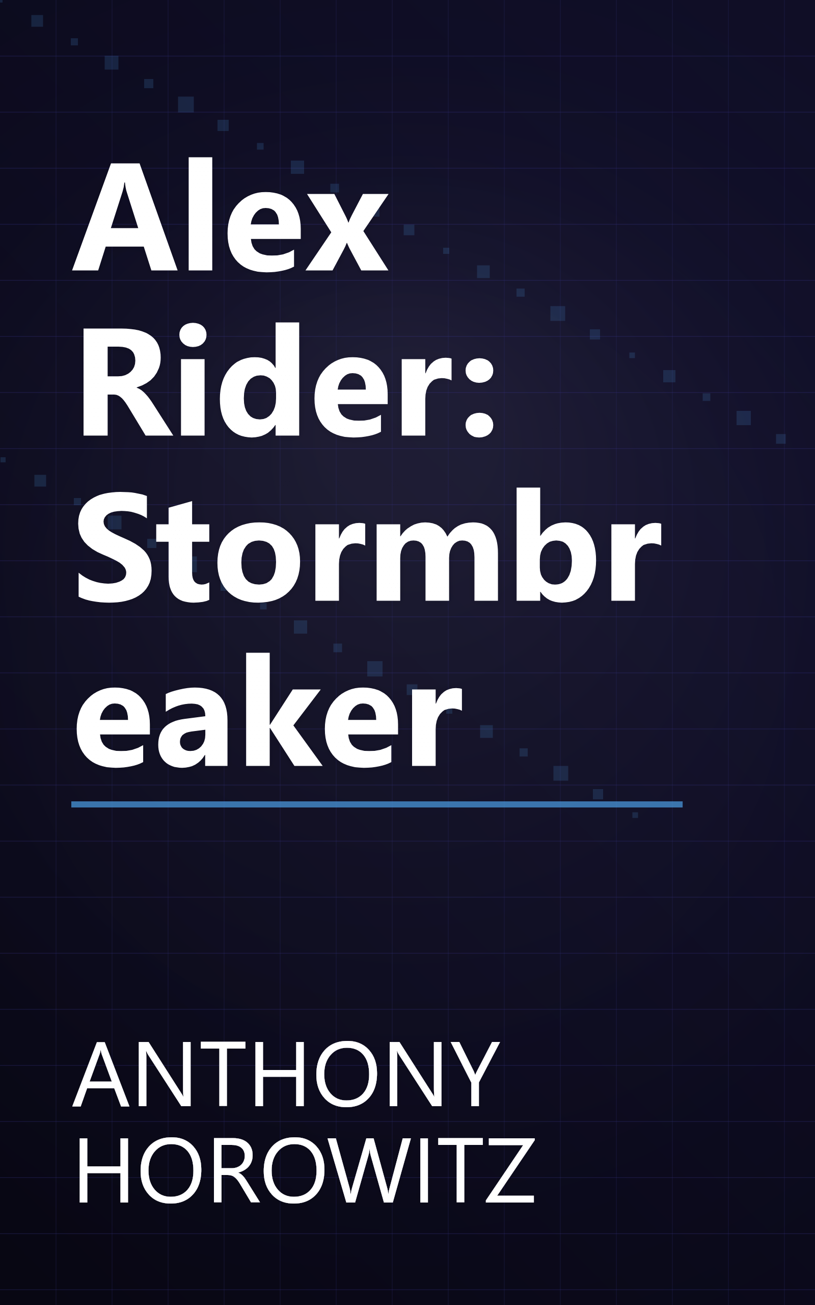 Alex Rider: Stormbreaker book cover
