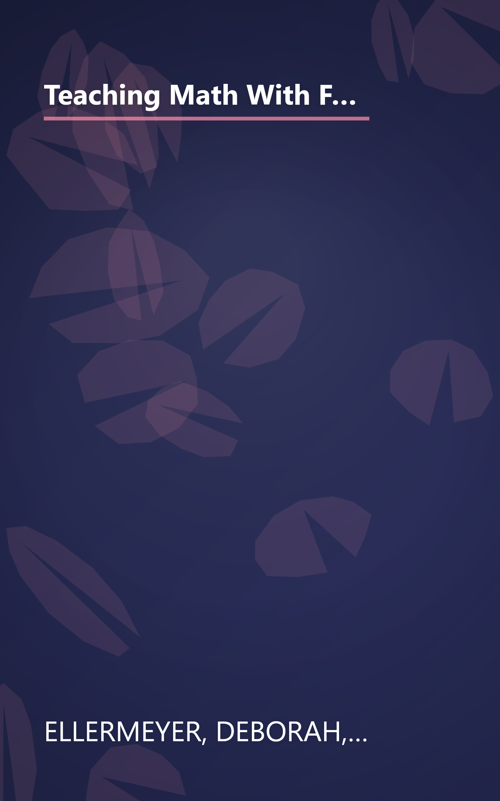 Teaching Math With Favorite Picture Books: Hands-On Activities and Reproducibles to Teach Math Using More Than 25 Picture Books book cover