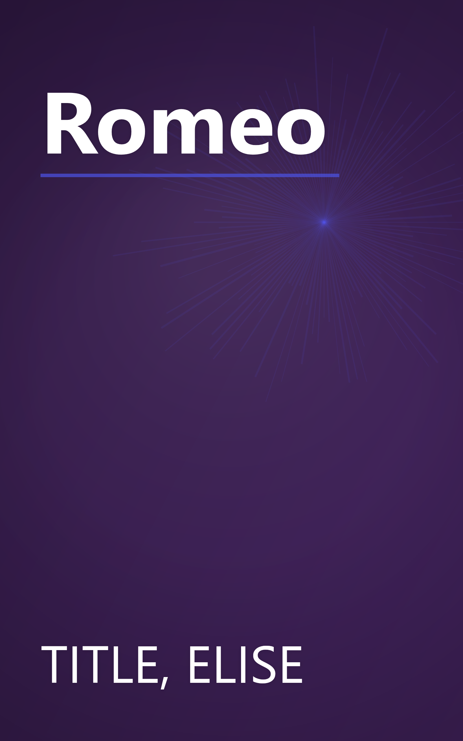 Romeo book cover