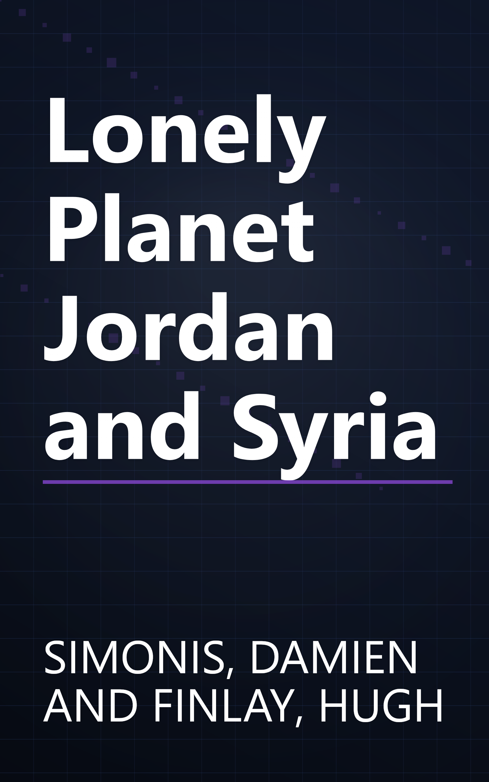 Lonely Planet Jordan and Syria book cover