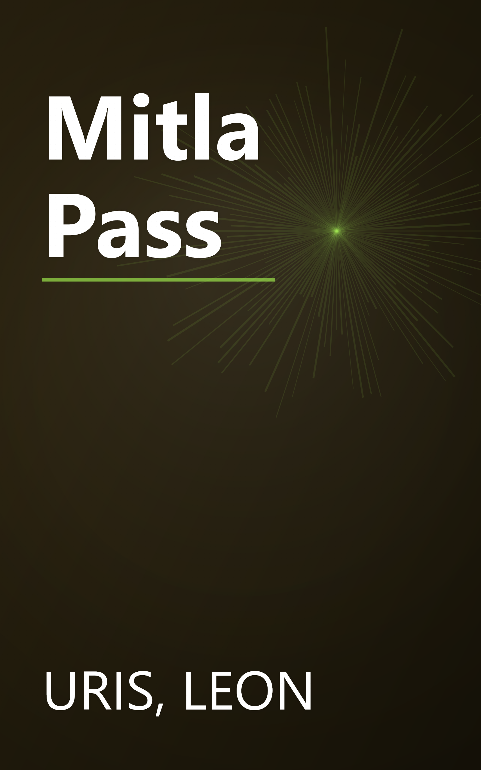 Mitla Pass book cover