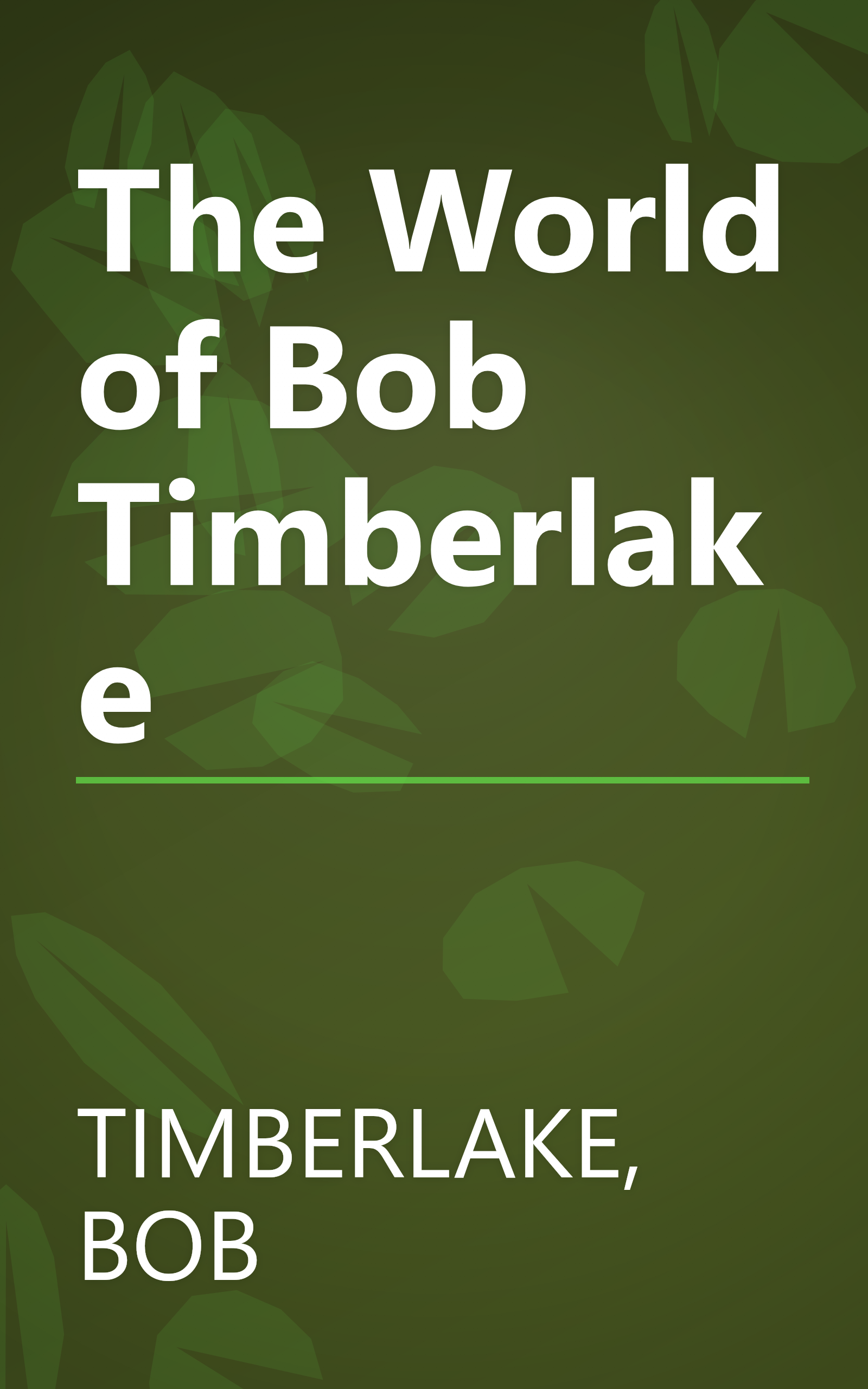The World of Bob Timberlake book cover