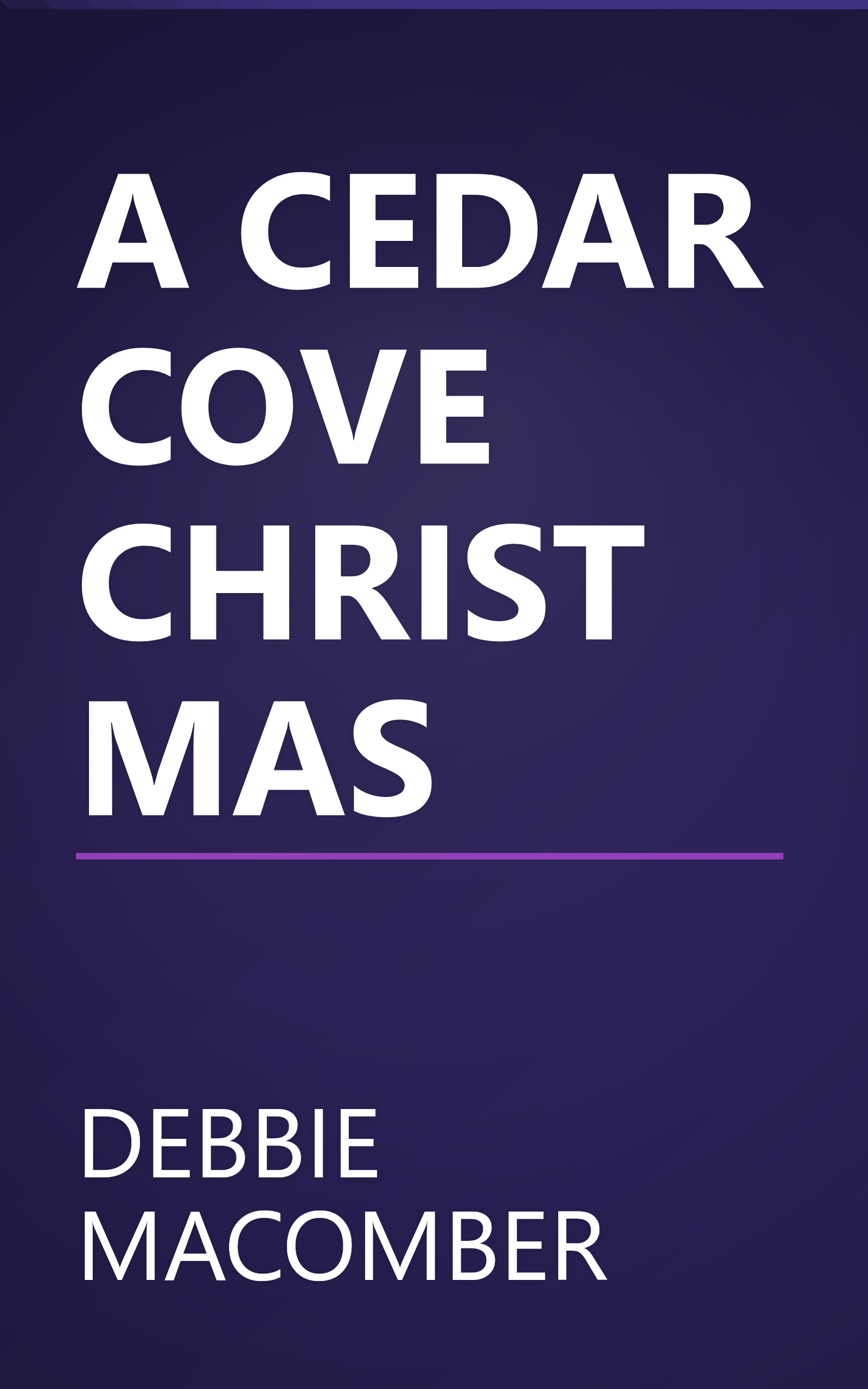 A CEDAR COVE CHRISTMAS book cover