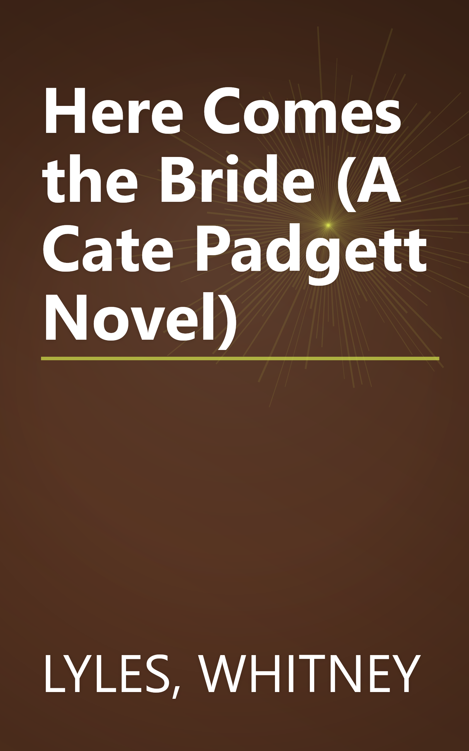 Here Comes the Bride (A Cate Padgett Novel) book cover