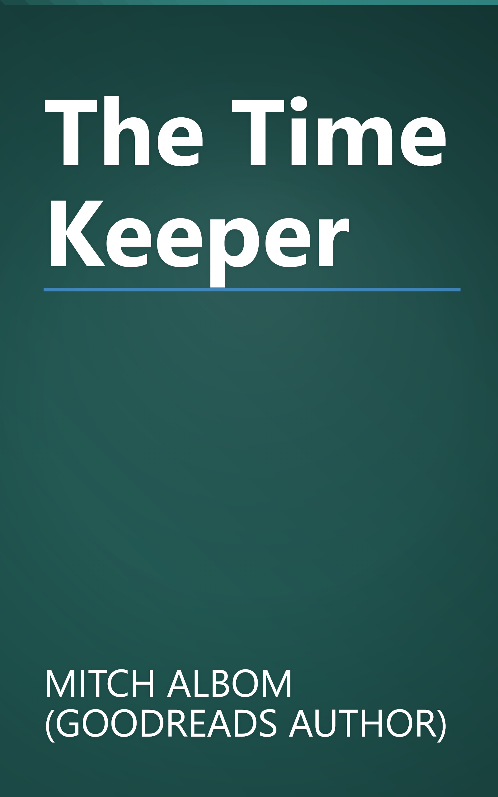 The Time Keeper book cover