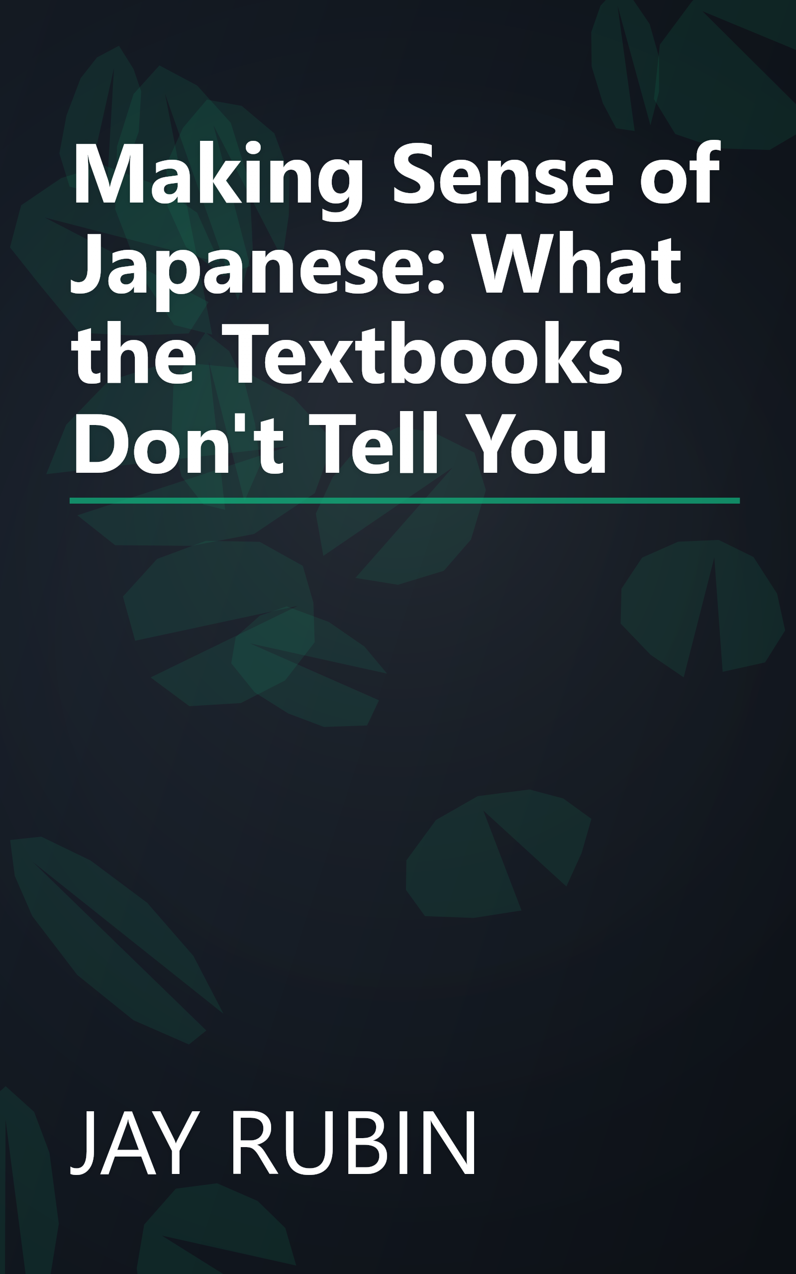 Making Sense of Japanese: What the Textbooks Don't Tell You book cover