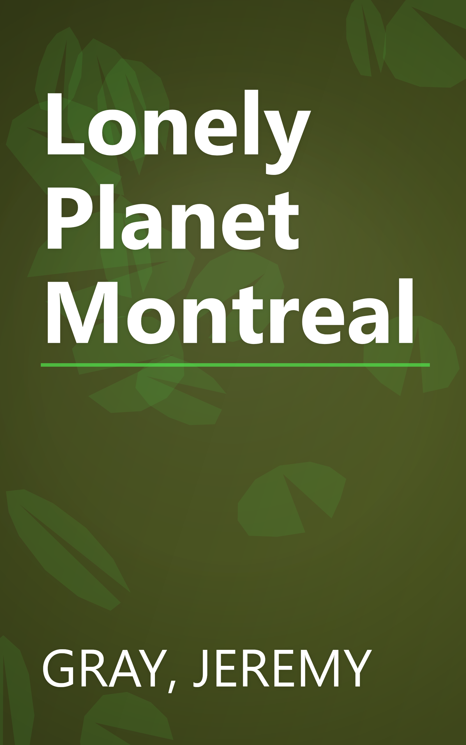 Lonely Planet Montreal book cover