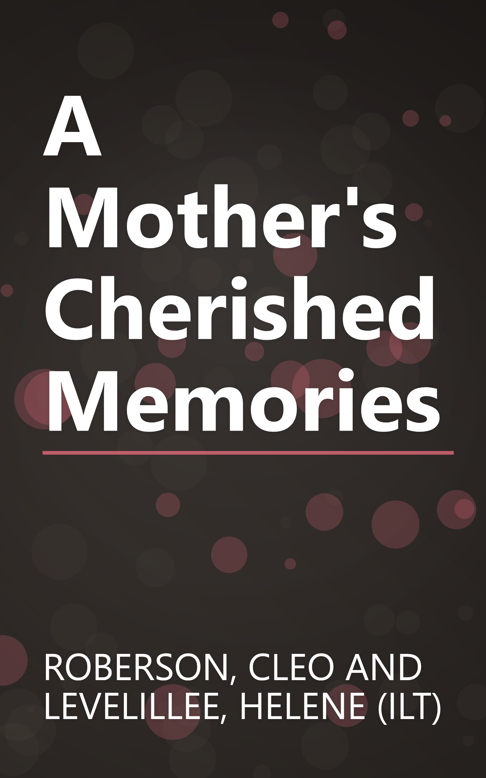 A Mother's Cherished Memories book cover