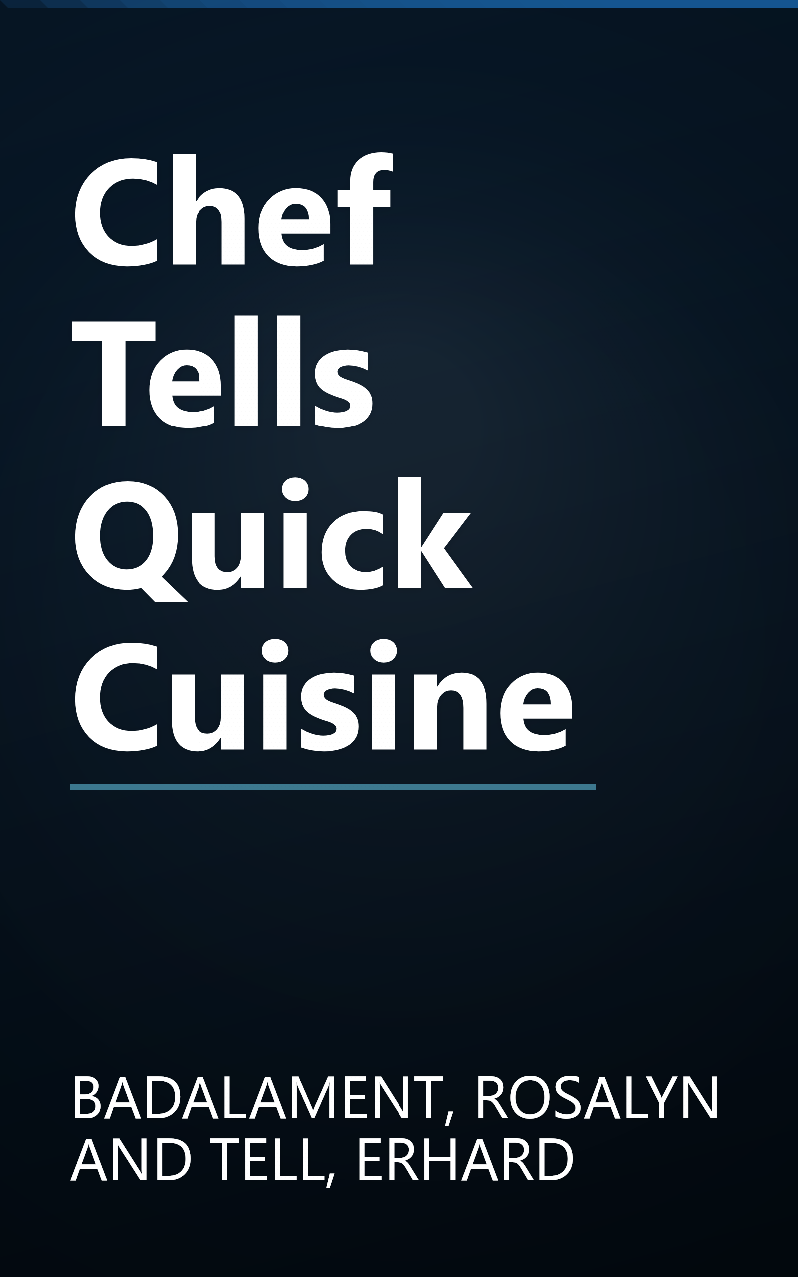 Chef Tells Quick Cuisine book cover