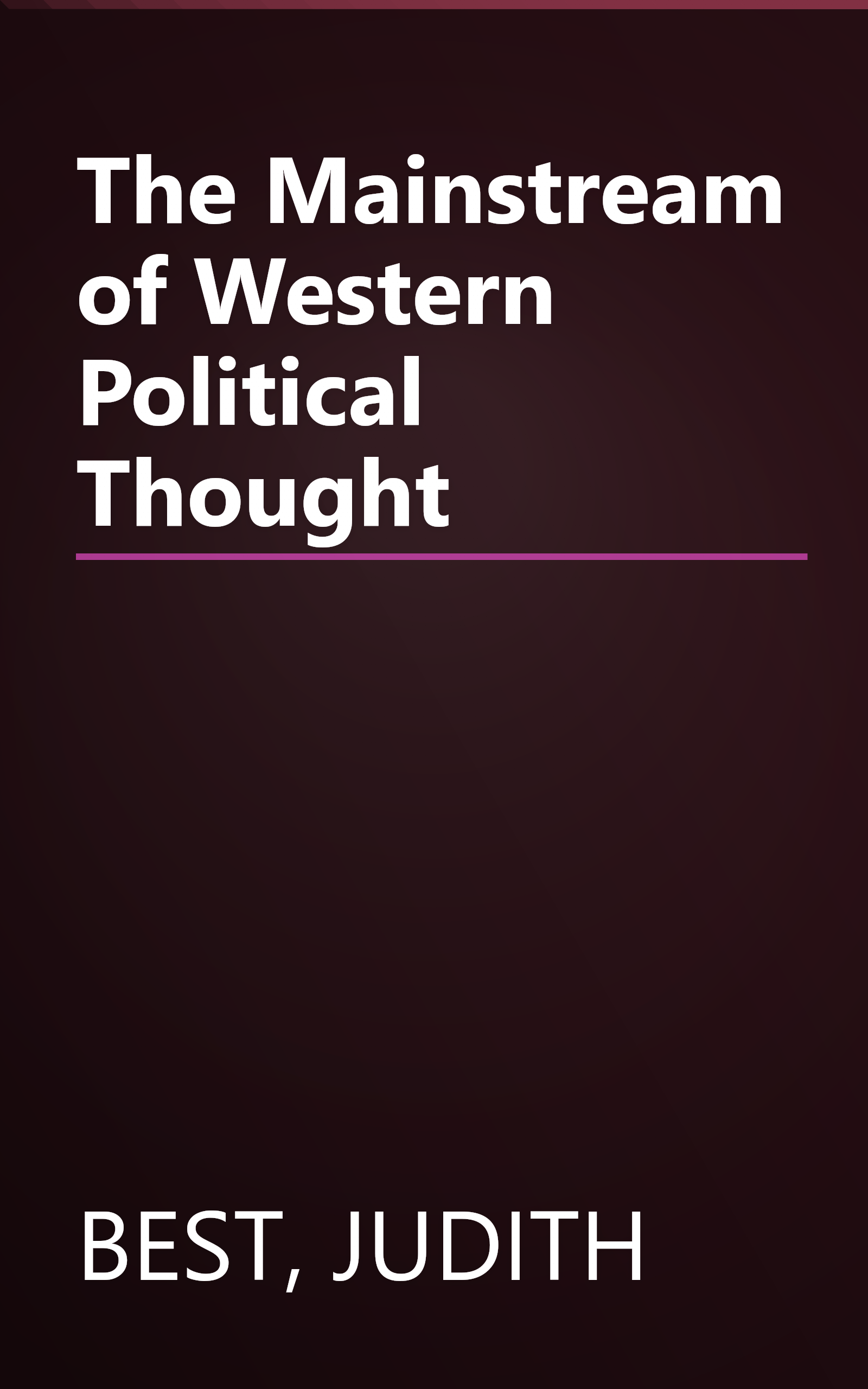 The Mainstream of Western Political Thought book cover