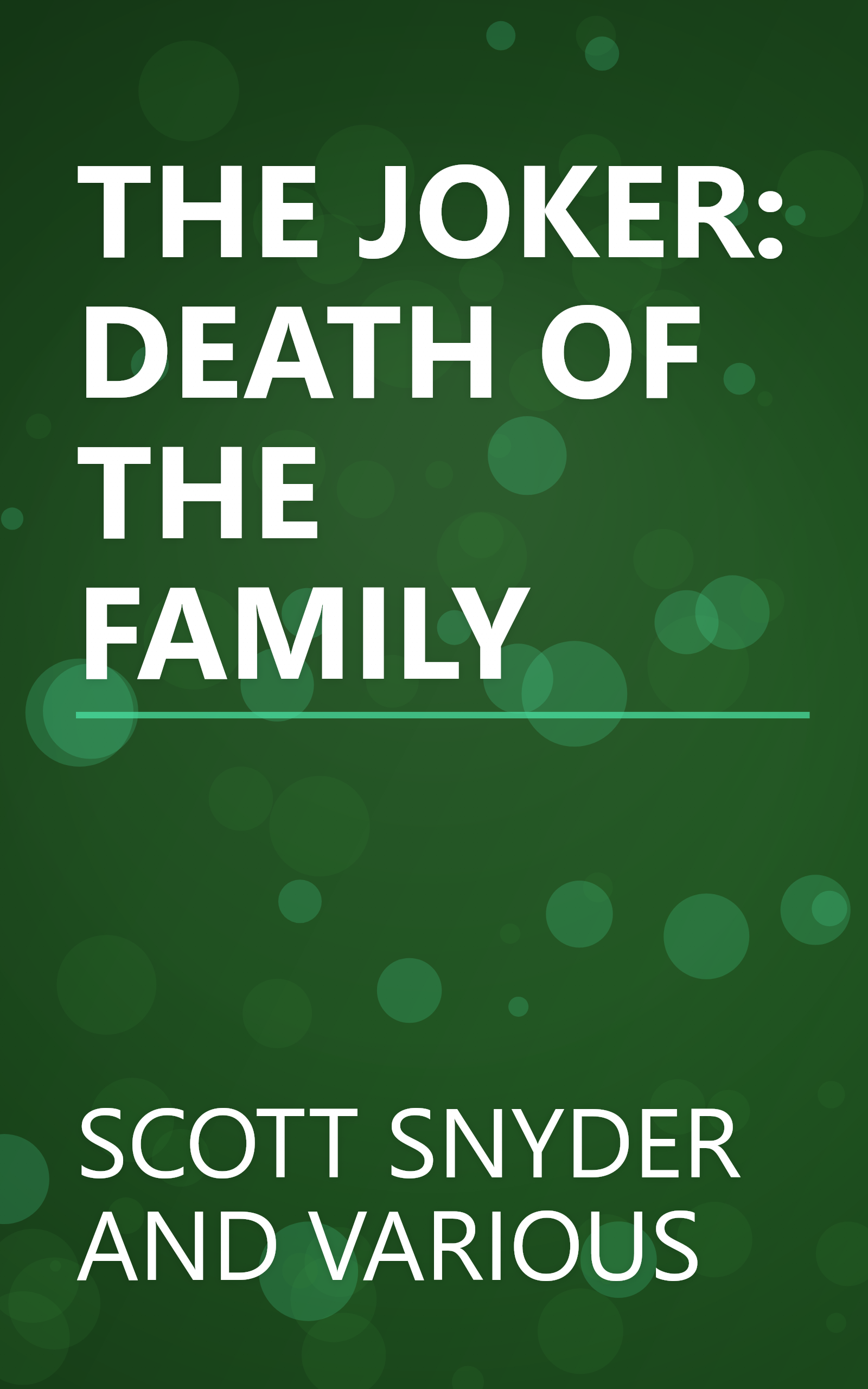 THE JOKER: DEATH OF THE FAMILY book cover