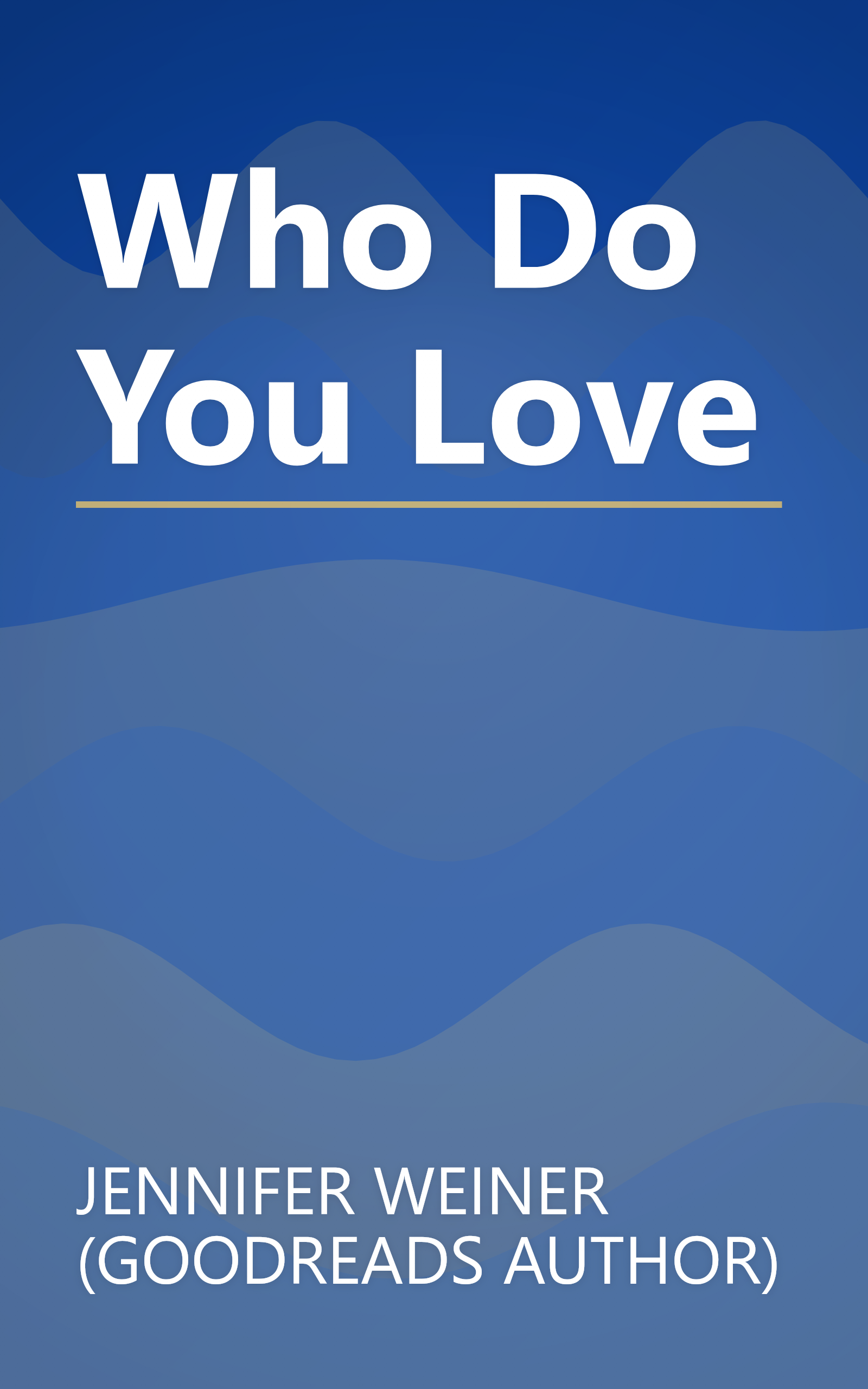 Who Do You Love book cover