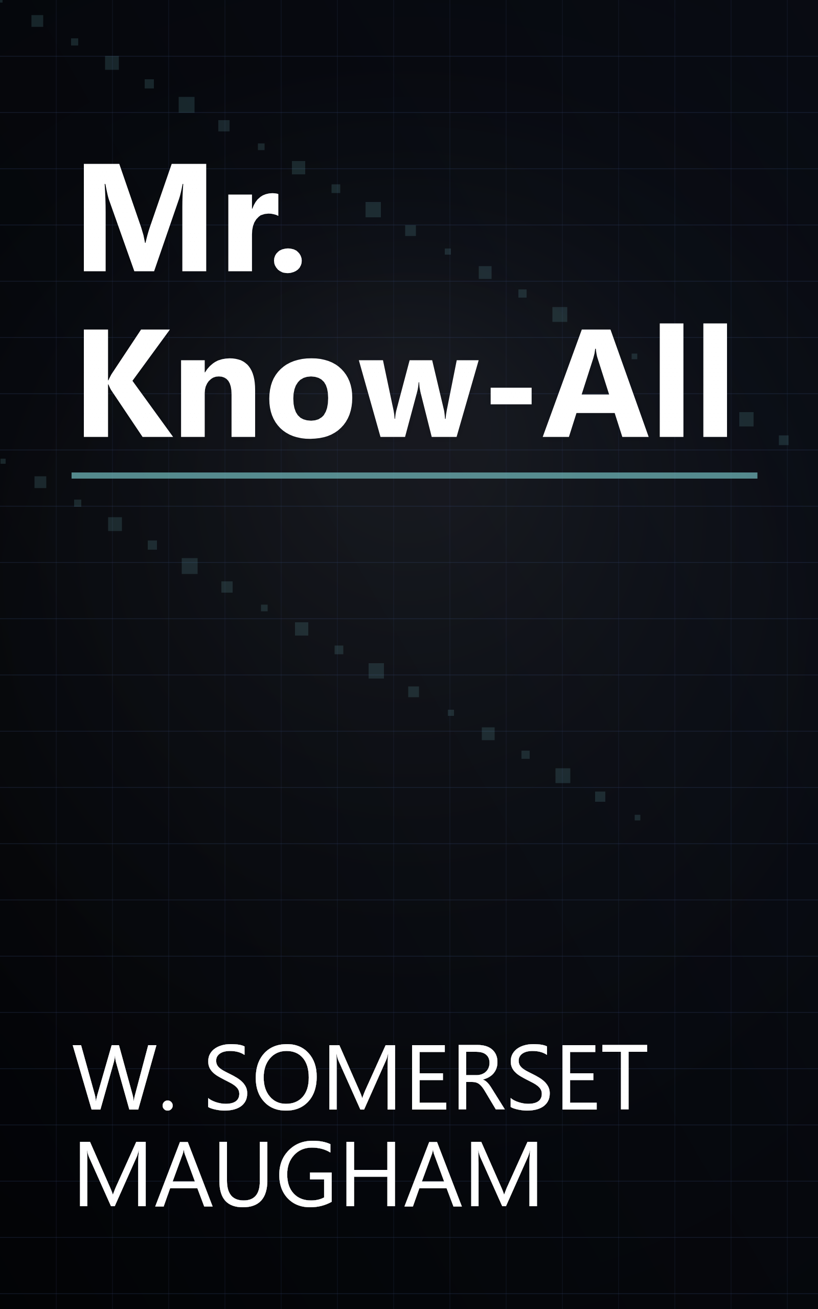 Mr. Know-All book cover