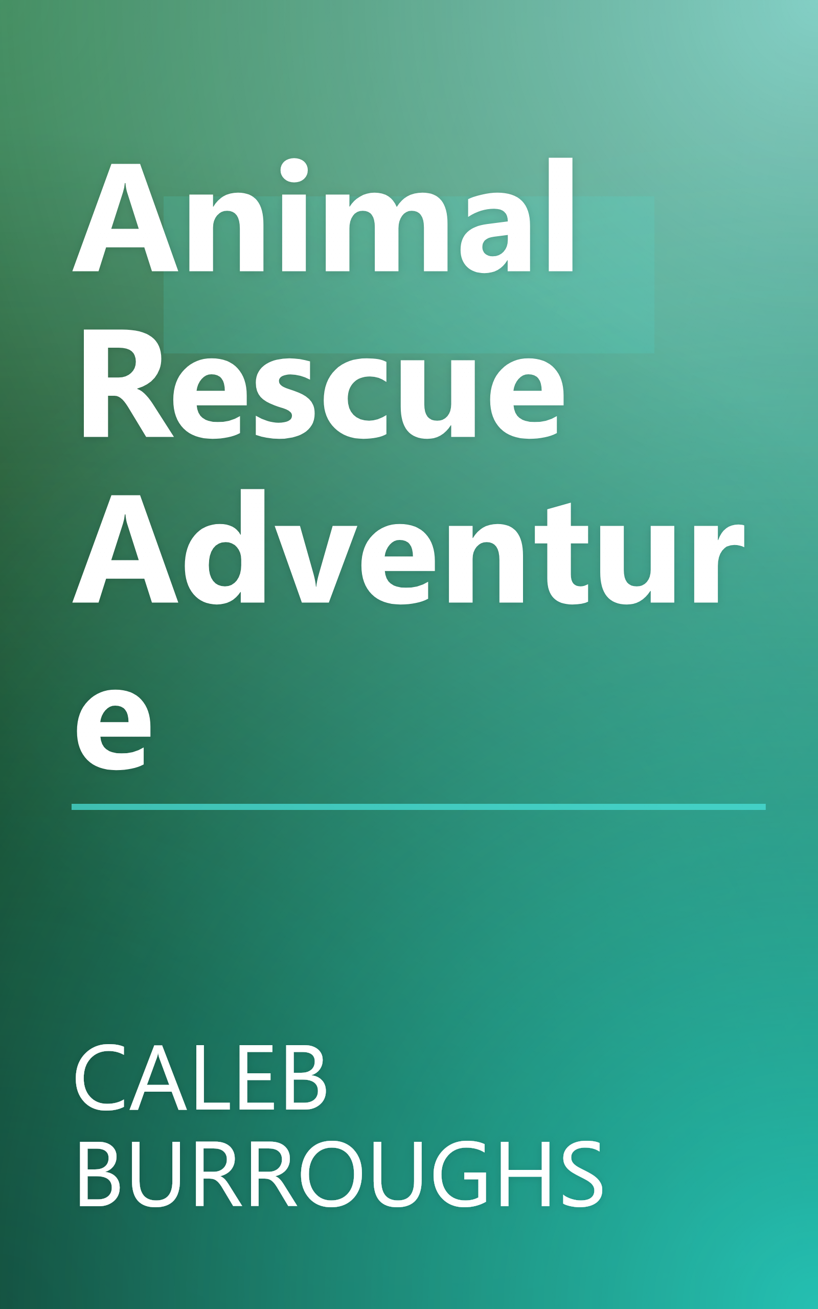 Animal Rescue Adventure book cover