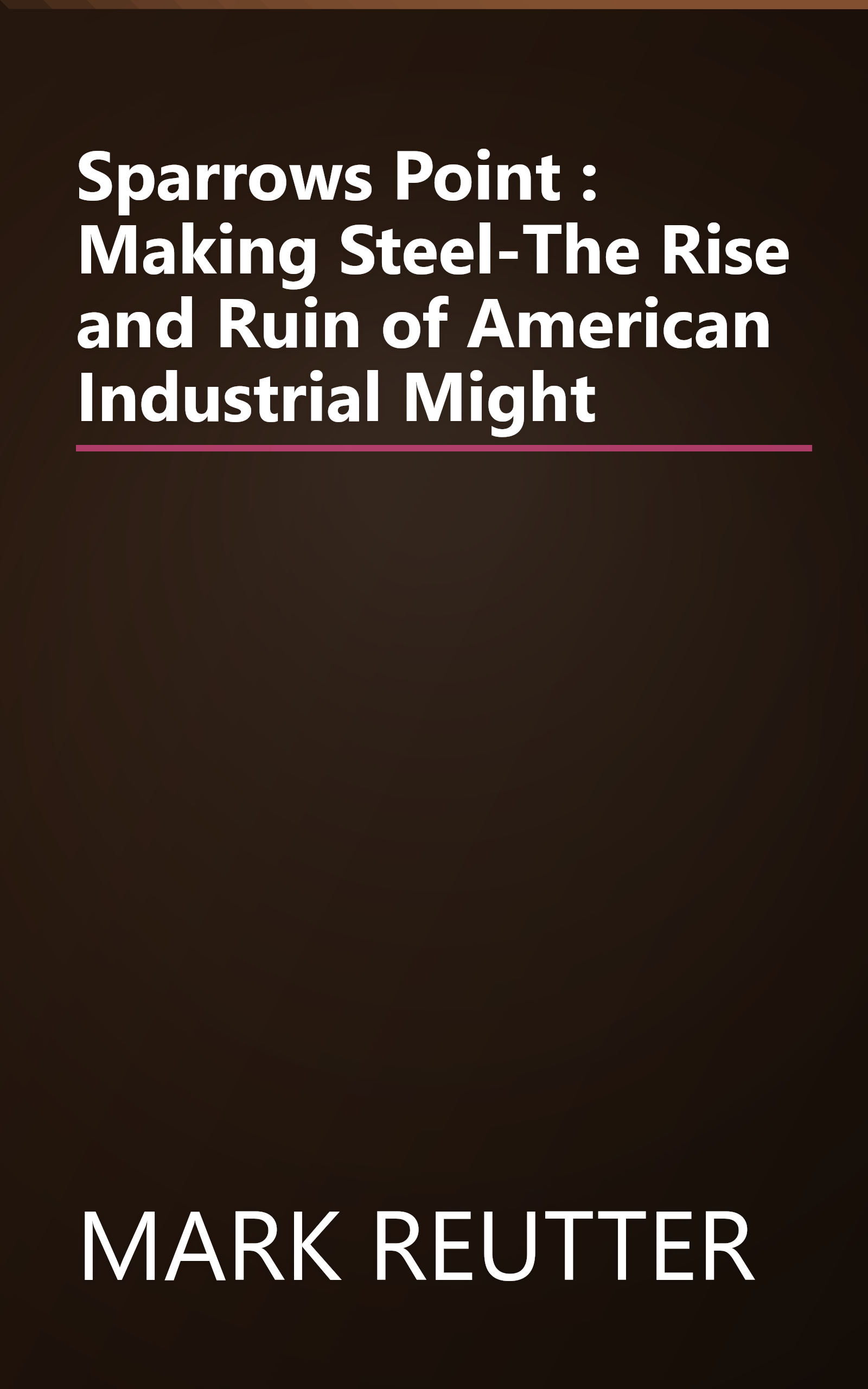 Sparrows Point : Making Steel-The Rise and Ruin of American Industrial Might book cover
