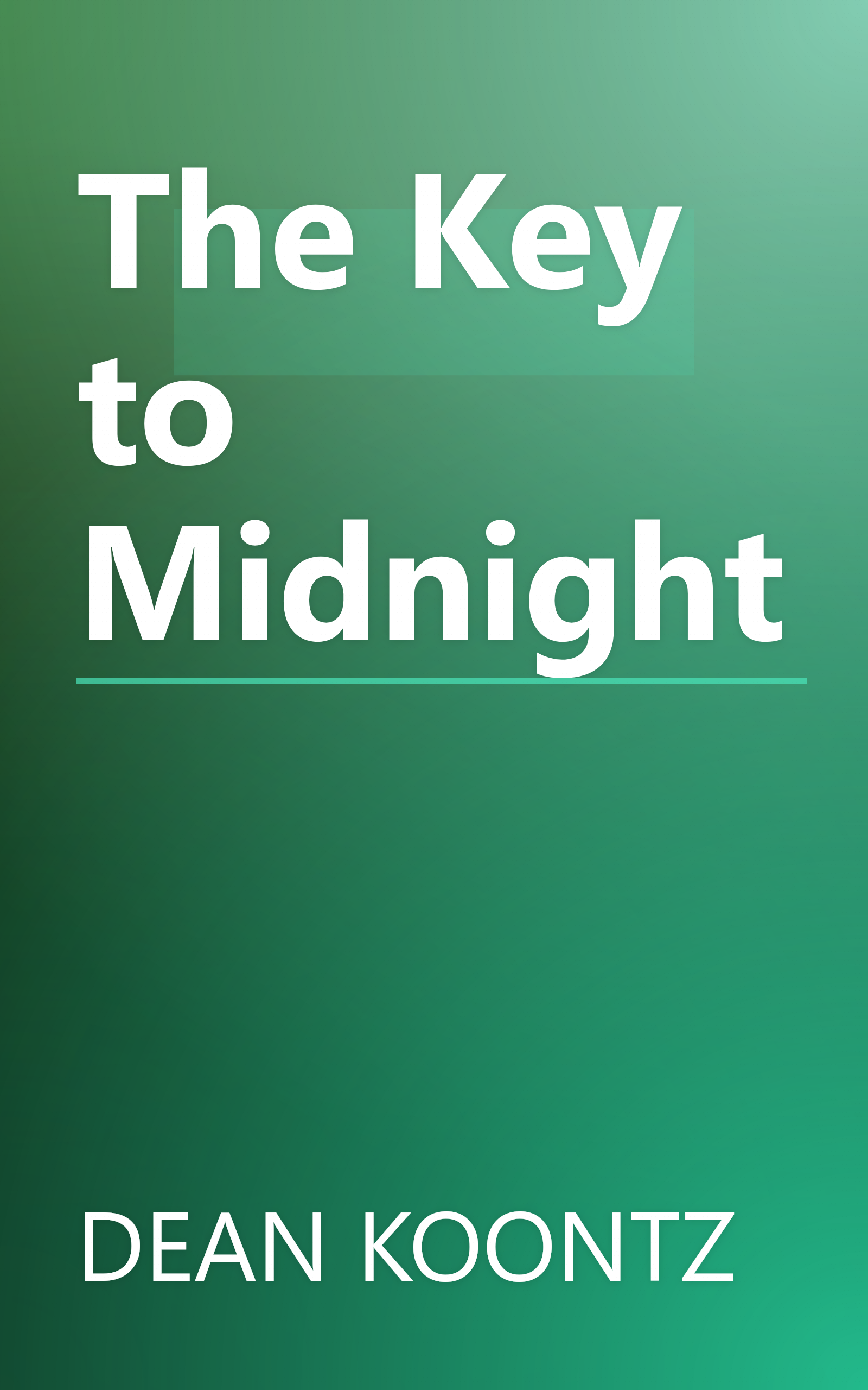 The Key to Midnight book cover