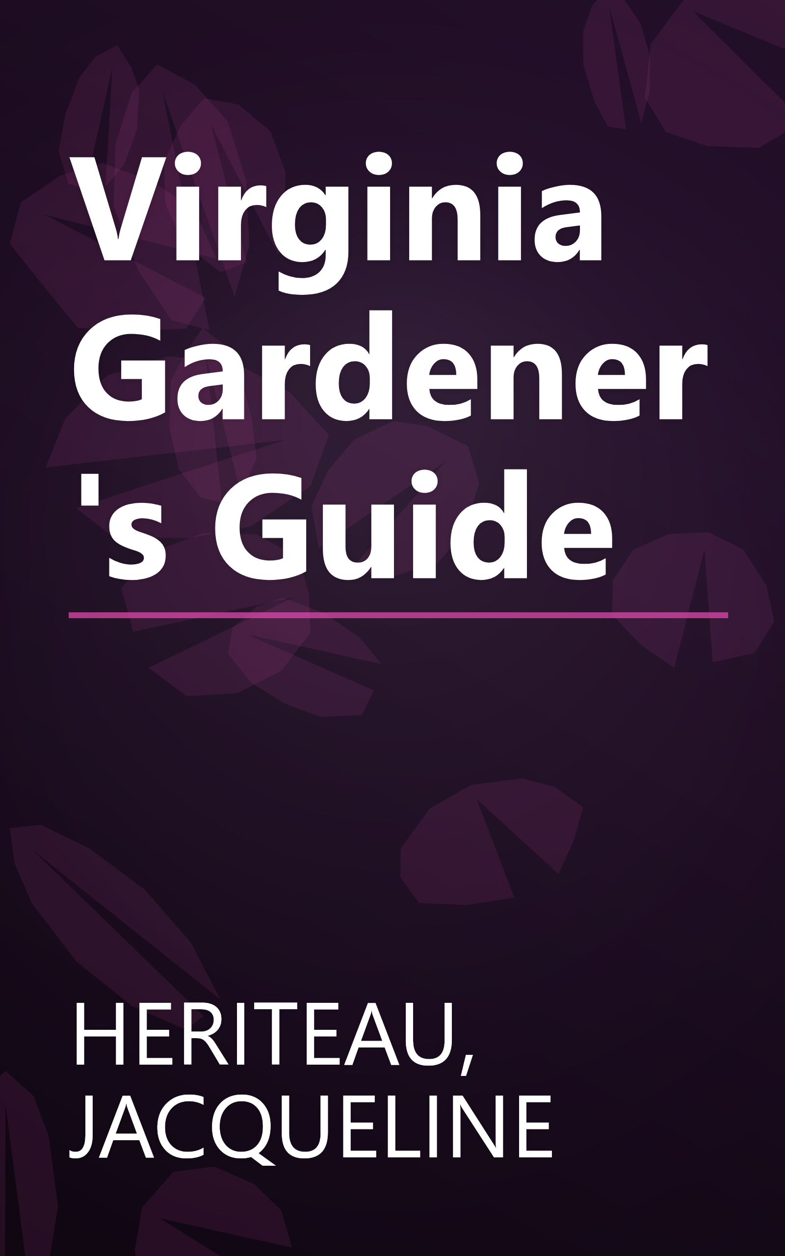 Virginia Gardener's Guide book cover