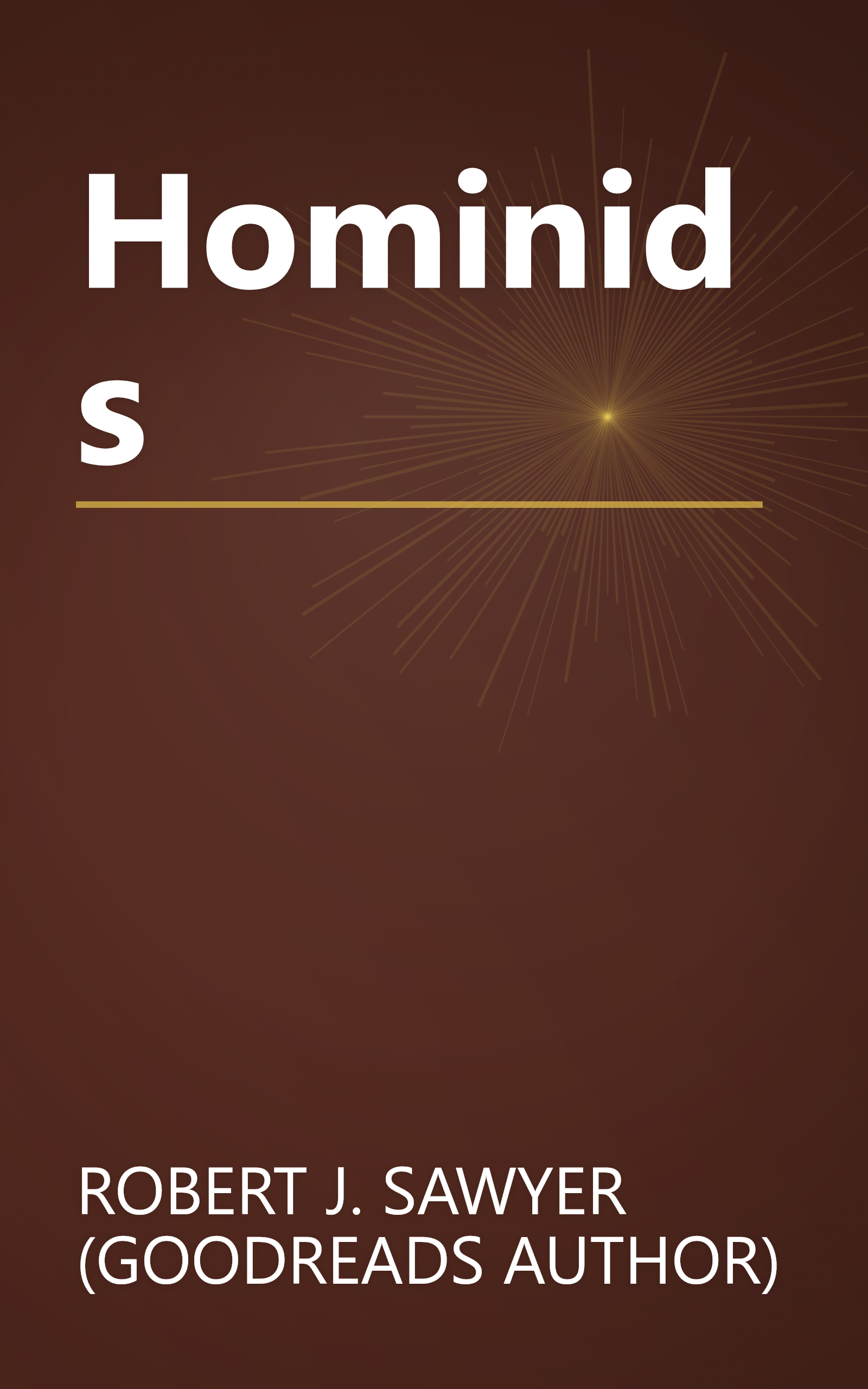Hominids book cover