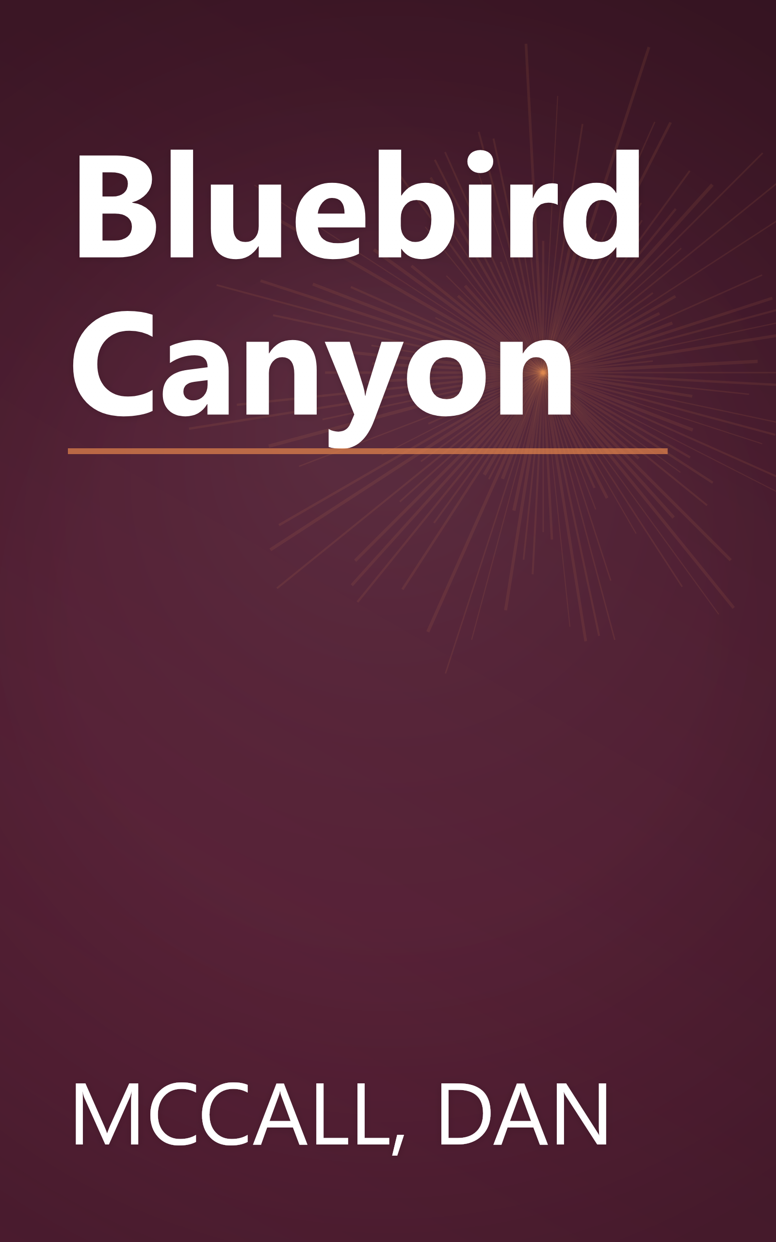 Bluebird Canyon book cover