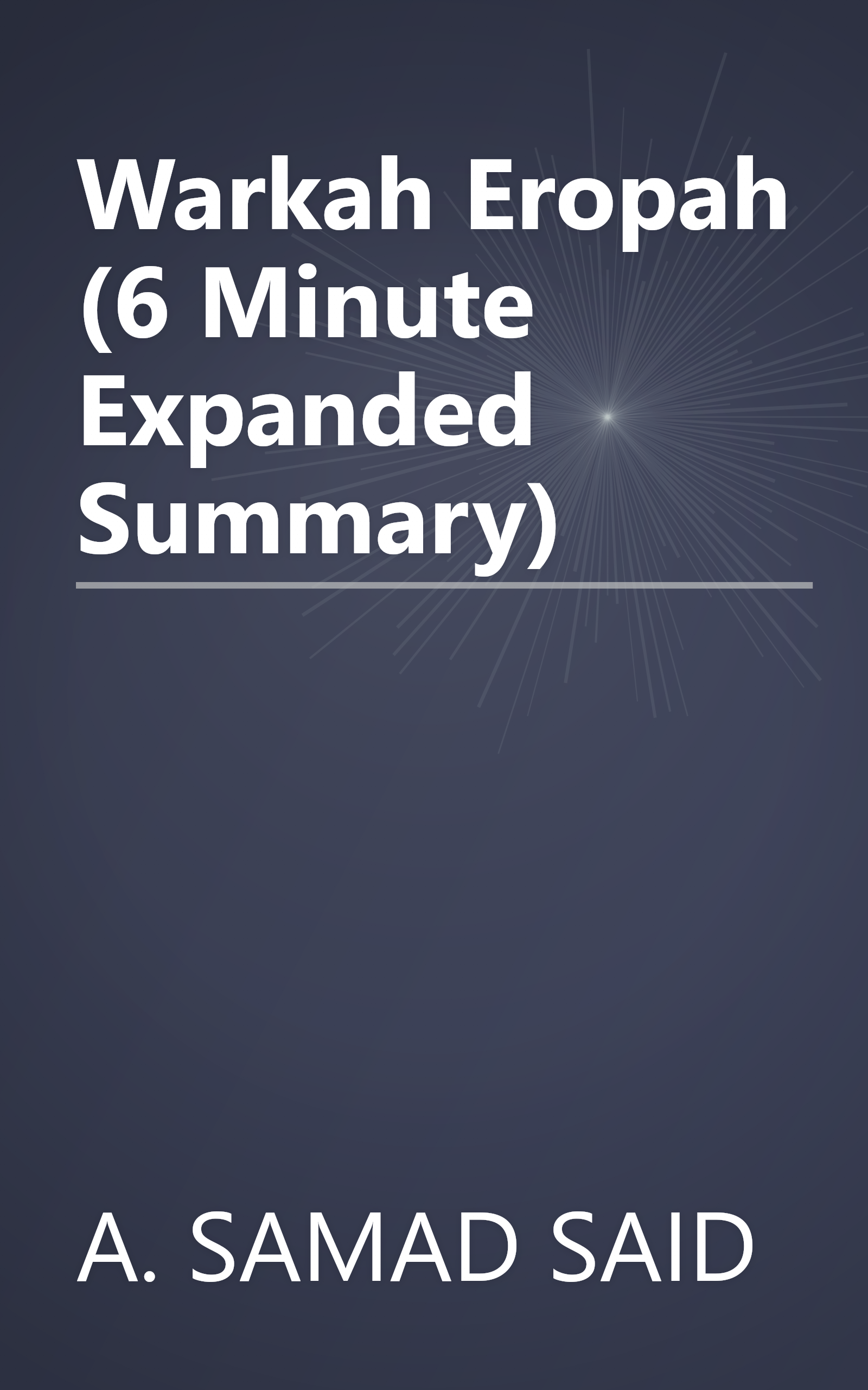 Warkah Eropah (6 Minute   Expanded Summary) book cover