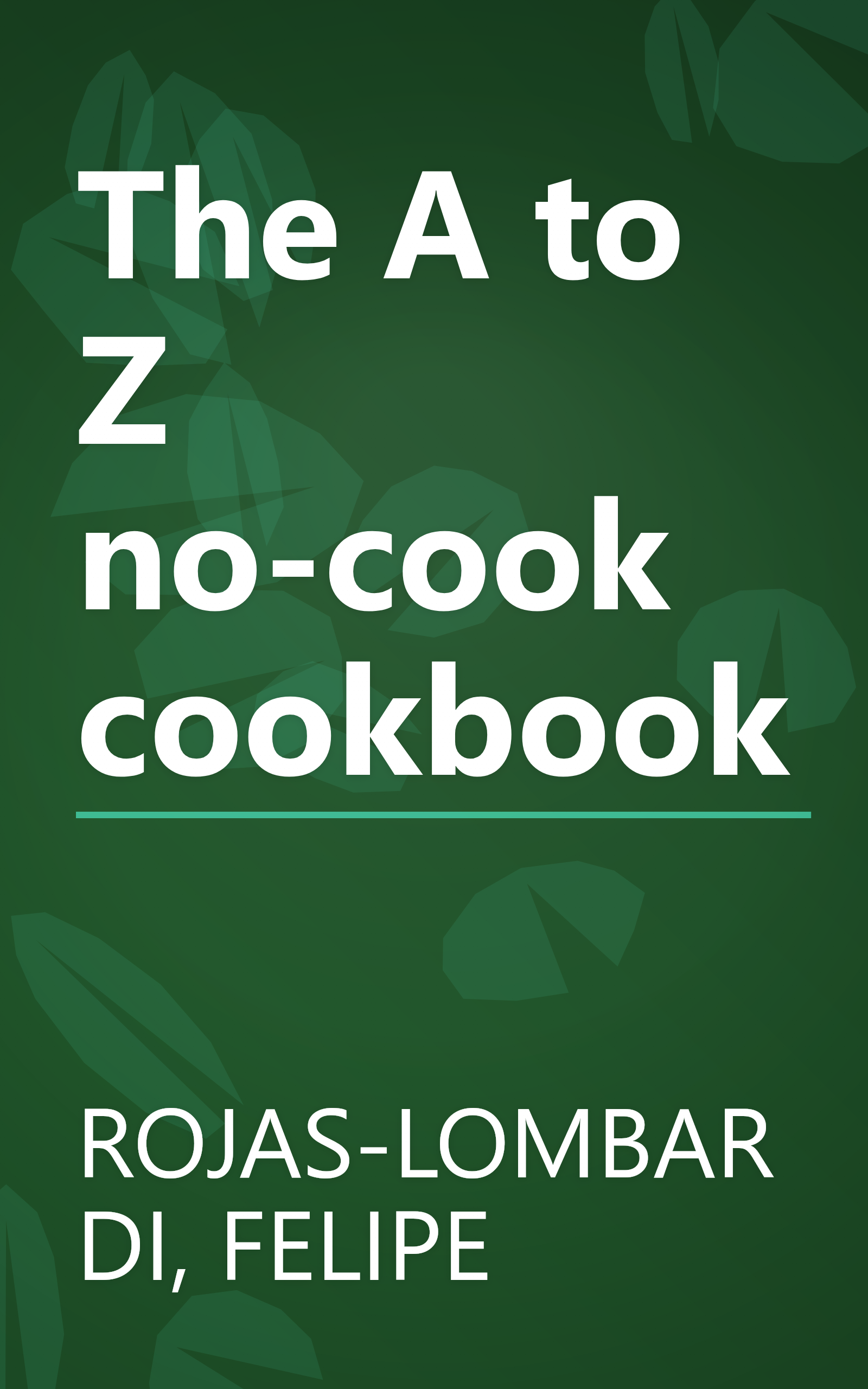 The A to Z no-cook cookbook book cover