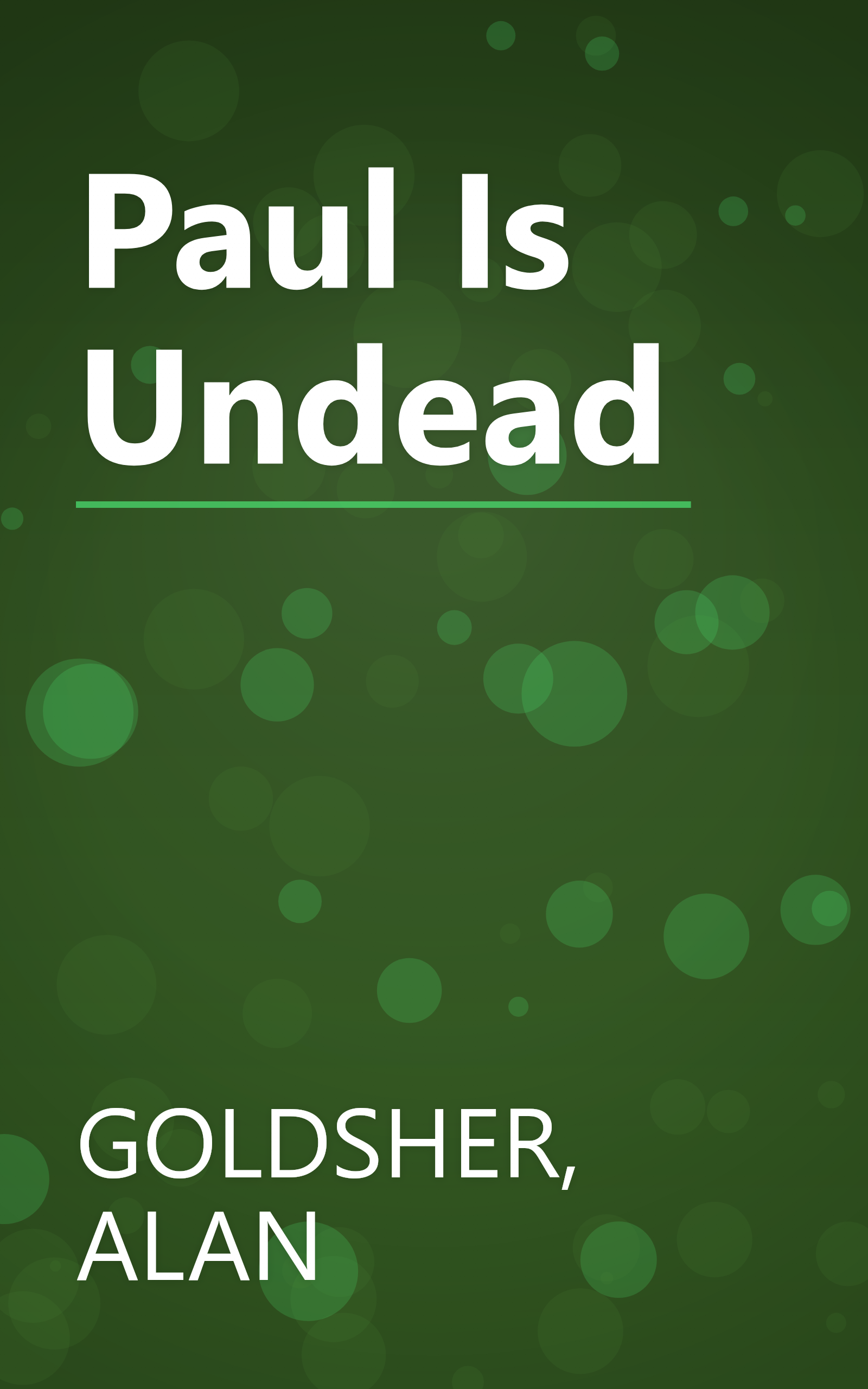 Paul Is Undead book cover