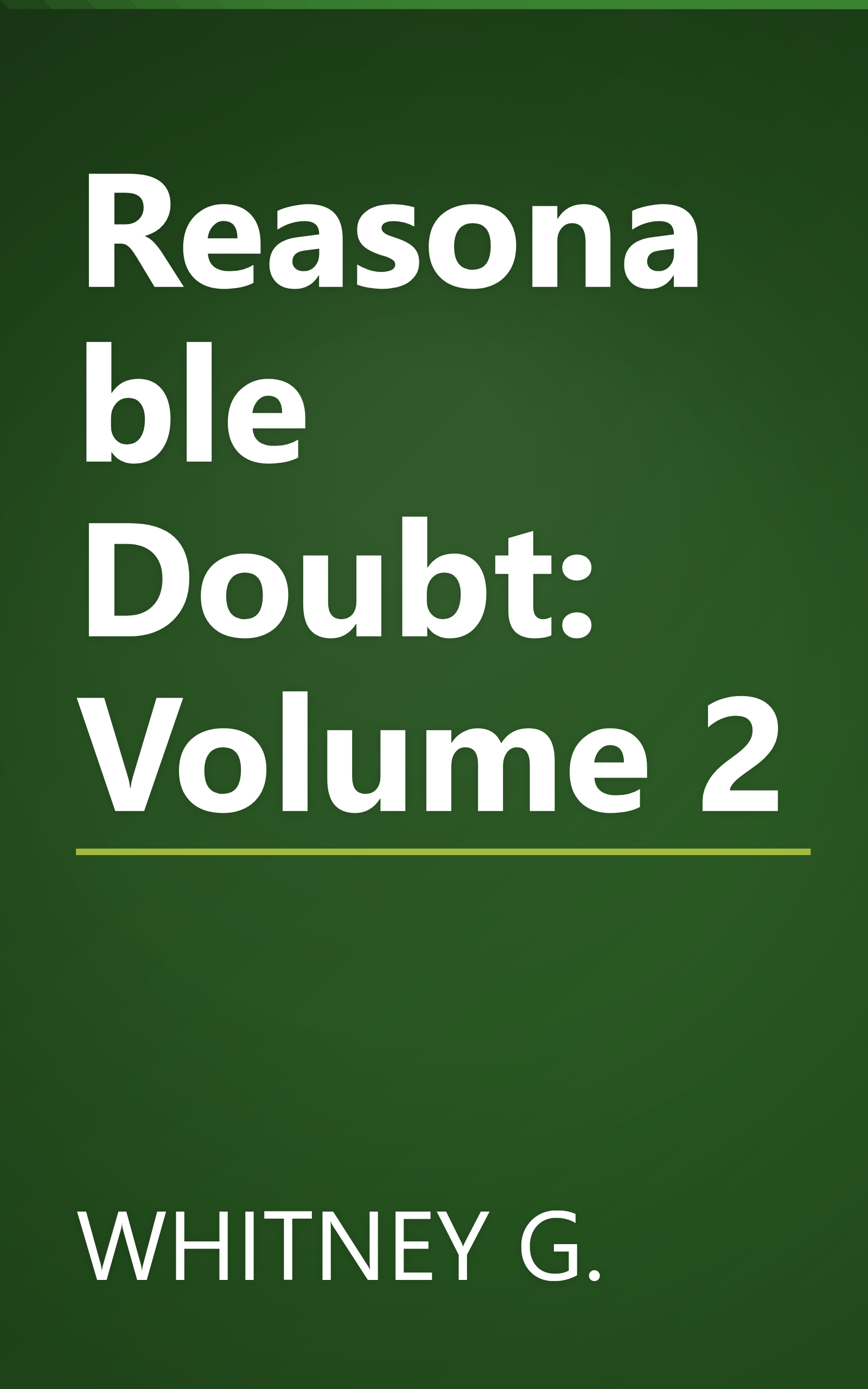 Reasonable Doubt: Volume 2 book cover