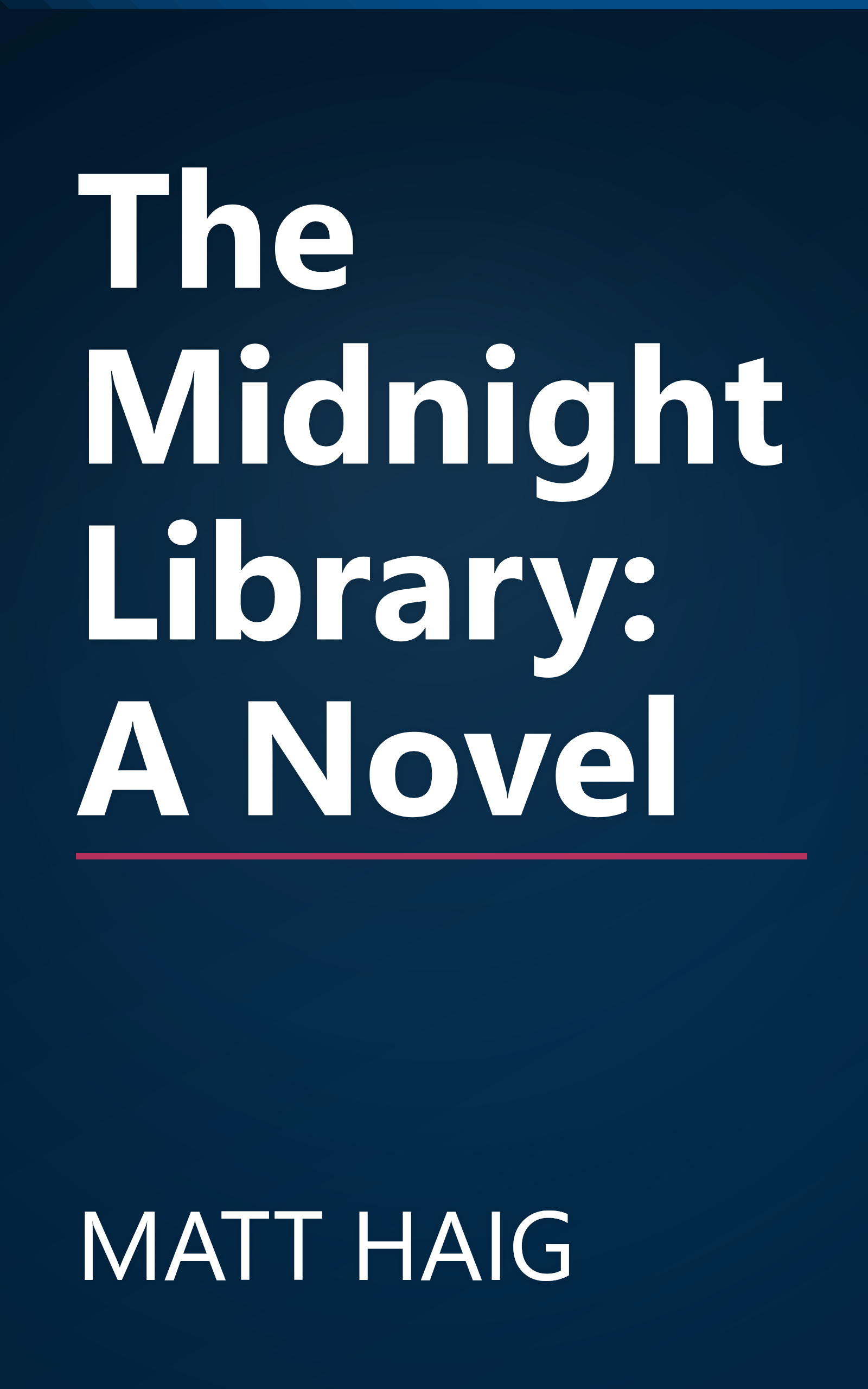 The Midnight Library: A Novel book cover