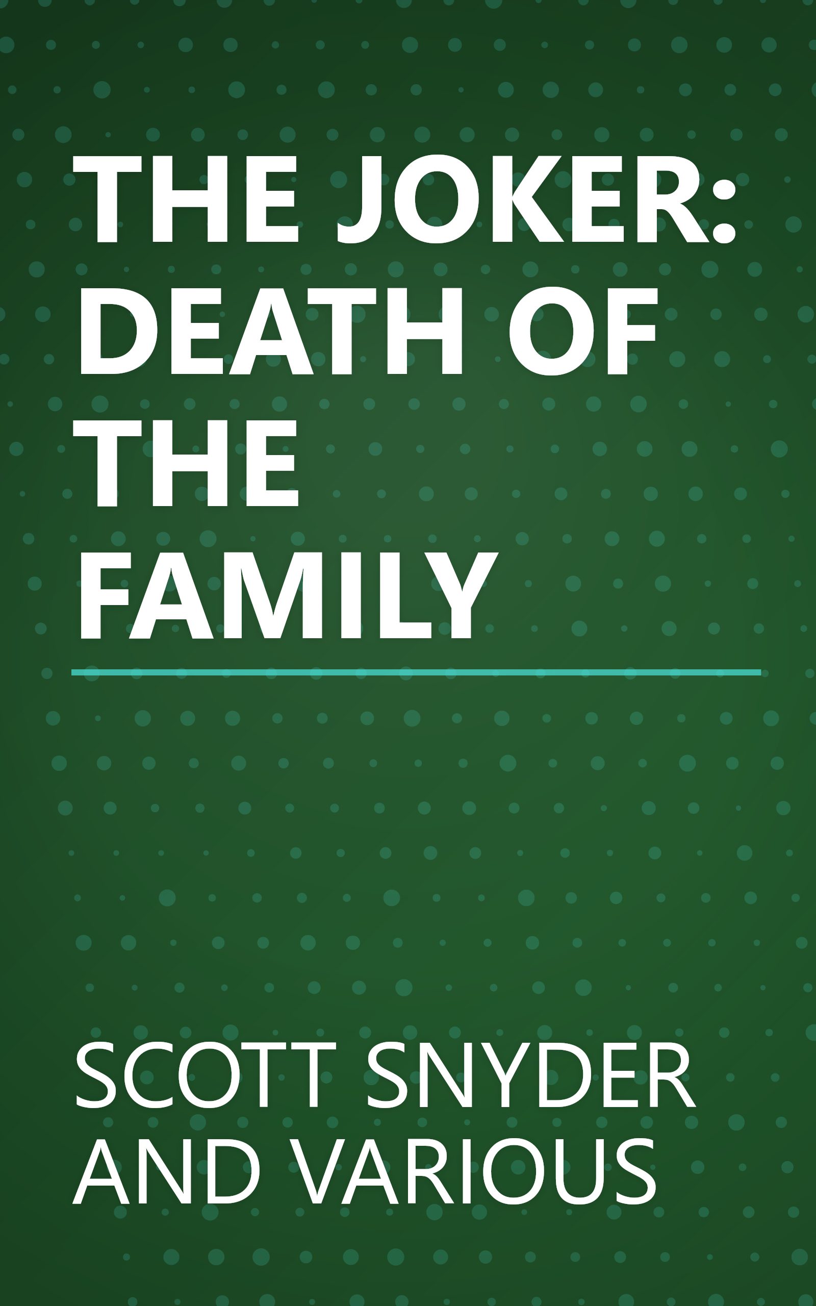 THE JOKER: DEATH OF THE FAMILY book cover