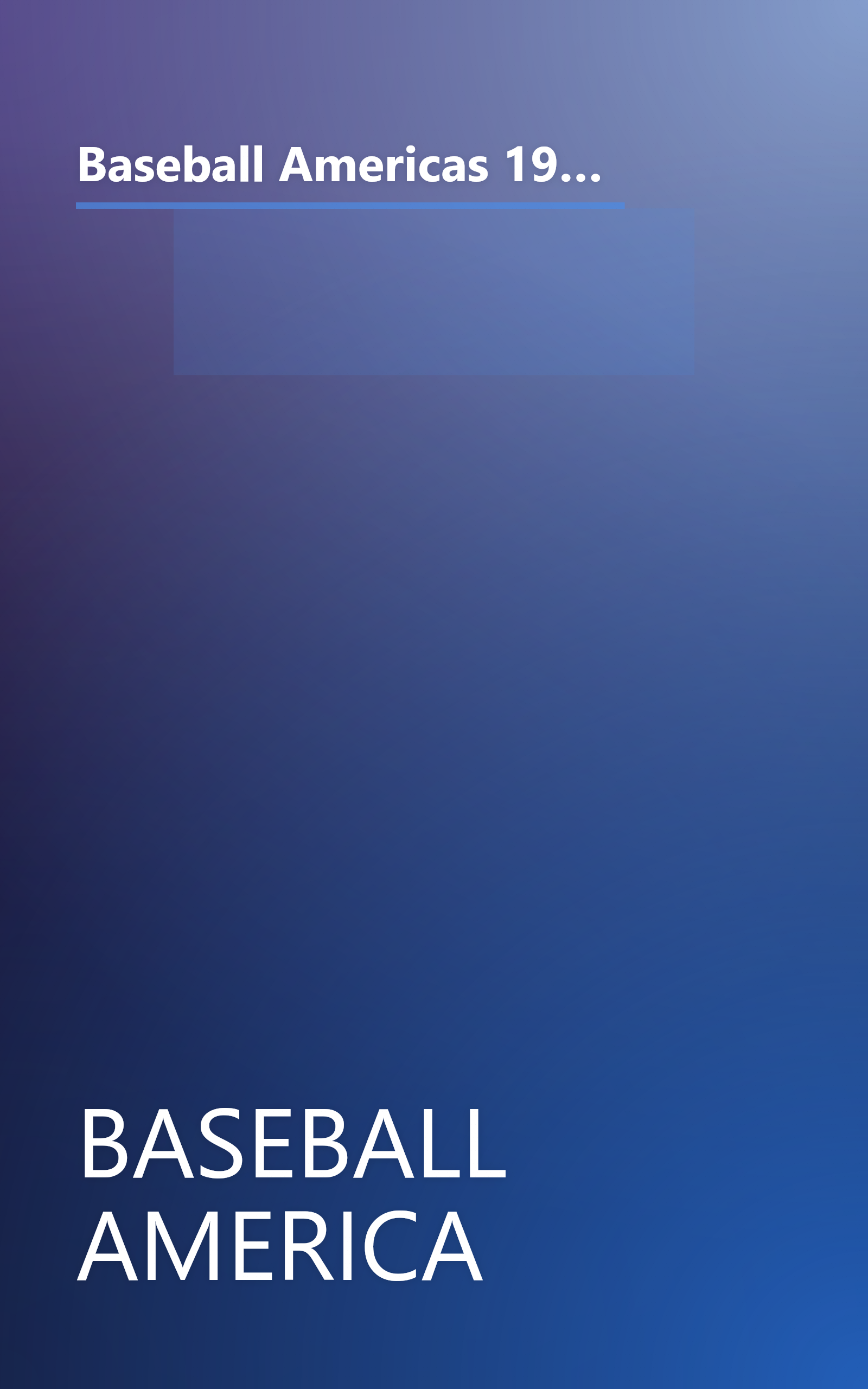 Baseball Americas 1995 Almanac: A Comprehensive Review of the 1994 Season, Featuring Statistics and Commentary (Baseball America Almanac) book cover