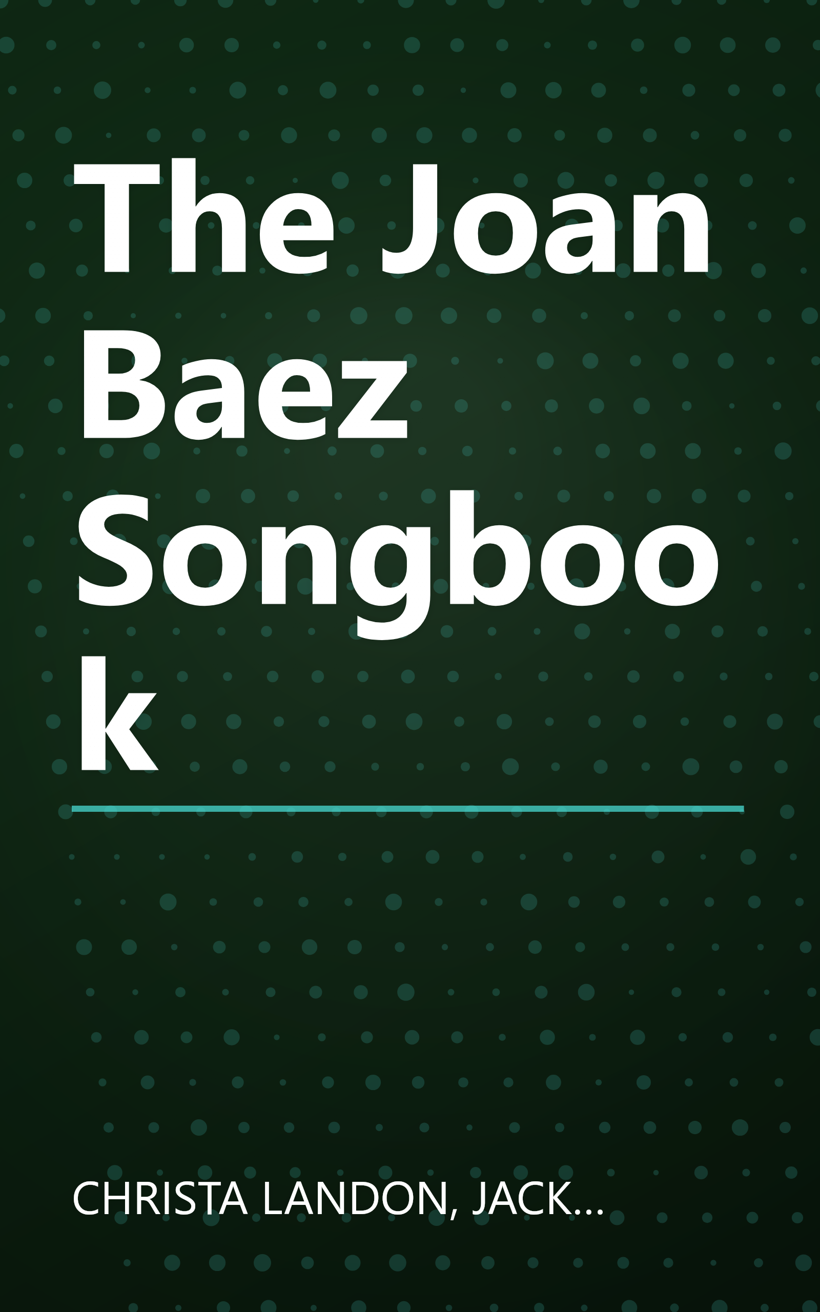 The Joan Baez Songbook book cover
