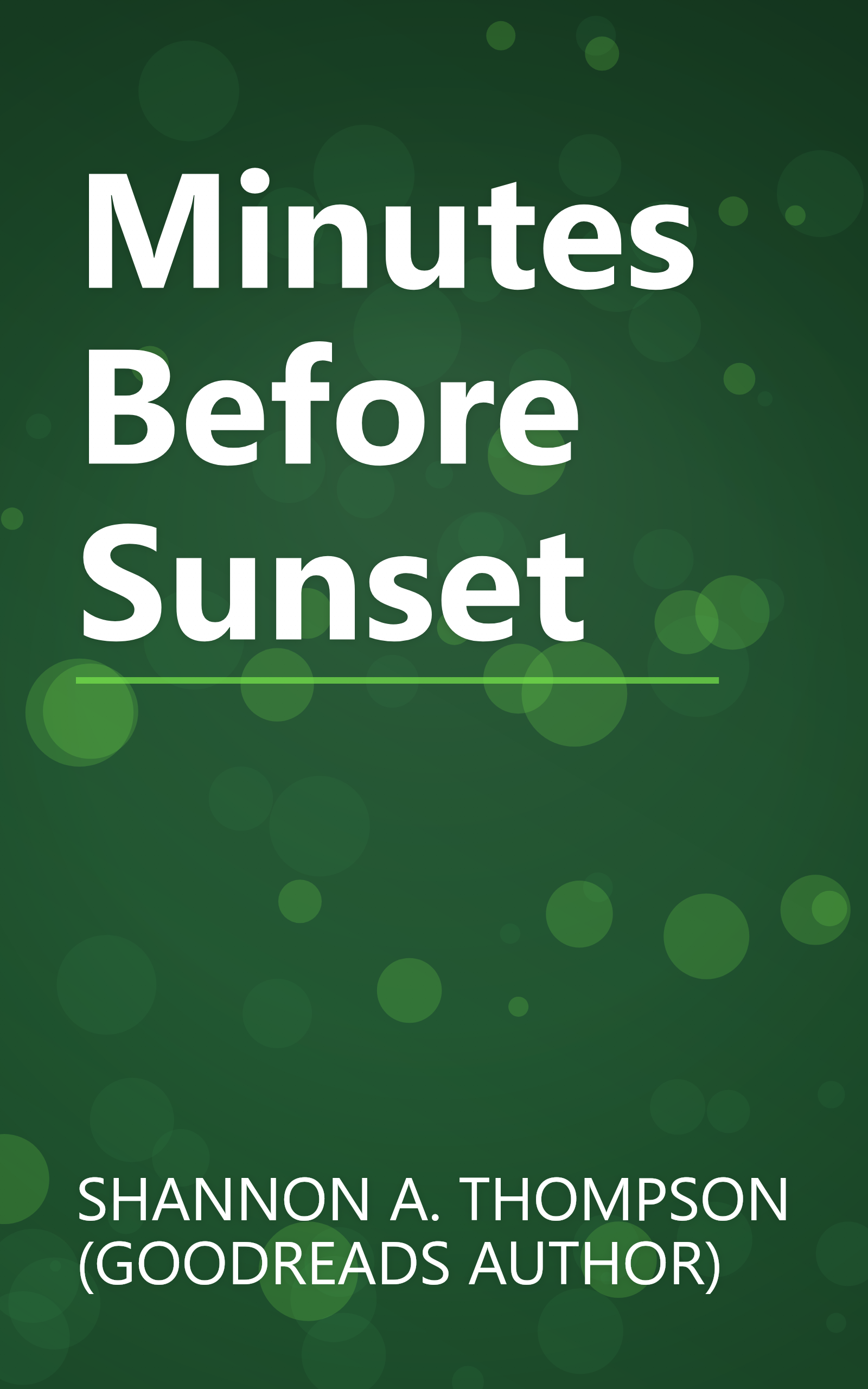 Minutes Before Sunset book cover