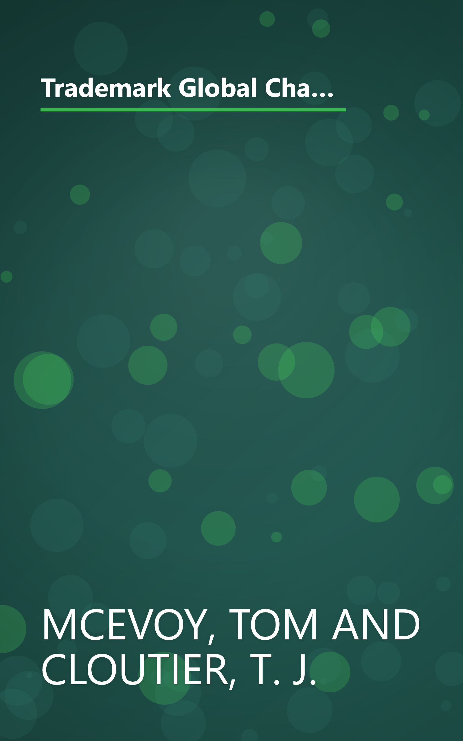 Trademark Global Championship Hold'em Tournament Hands: Championship Strategies at Limit and No-Limit Hold'em! book cover